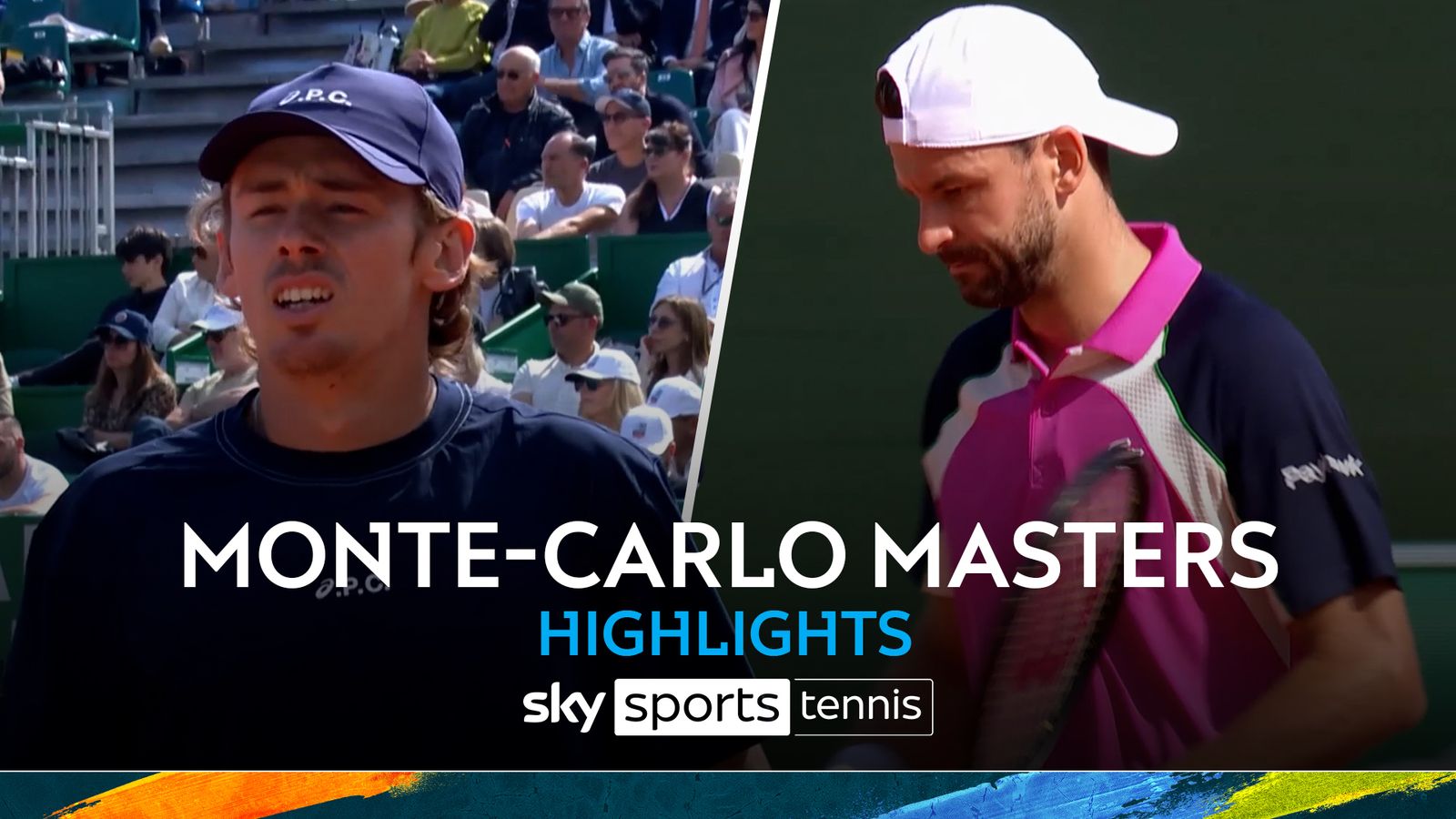 Alex de Minaur vs Grigor Dimitrov | Monte-Carlo highlights | Tennis ...