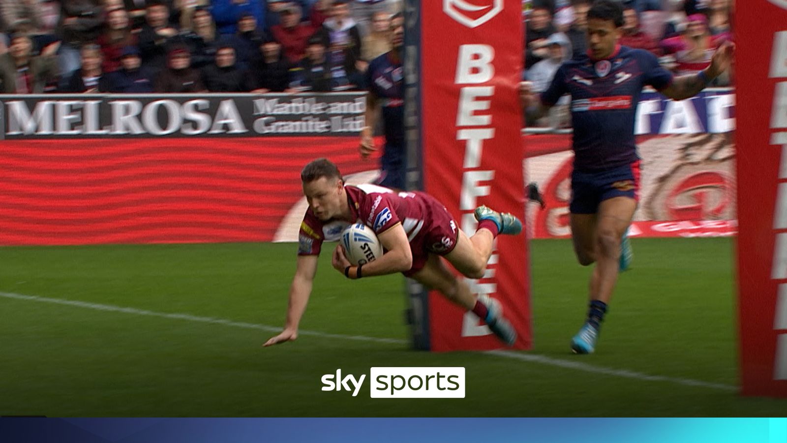 Jai Field scores superb opening try for Wigan Warriors against St ...