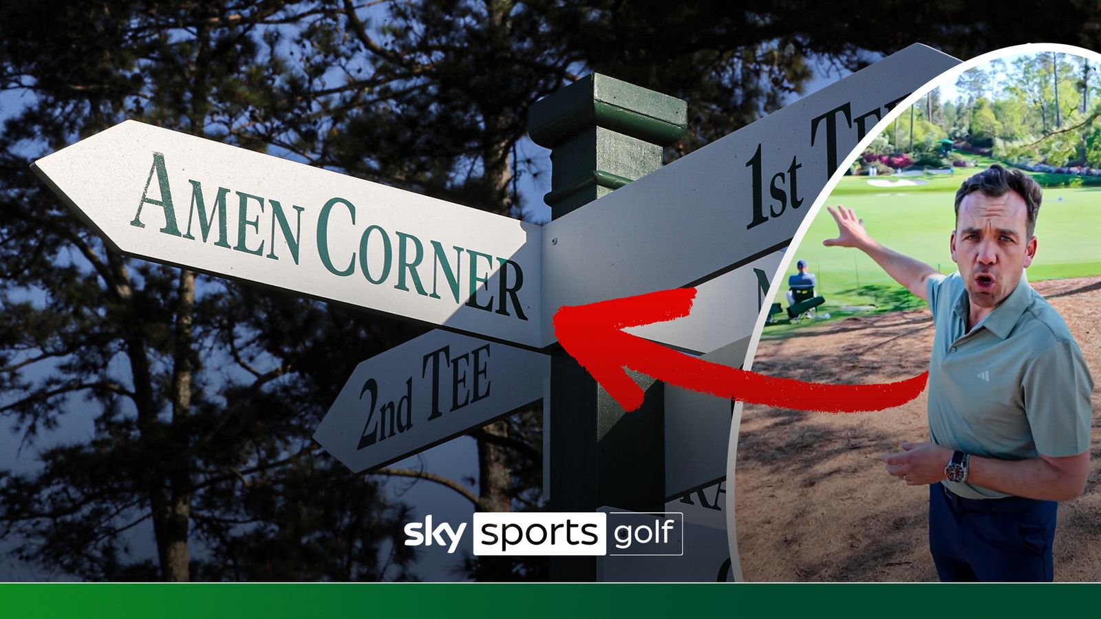 Explained: Why Augusta's 'Amen Corner' is so iconic at the Masters | Golf News | Sky Sports