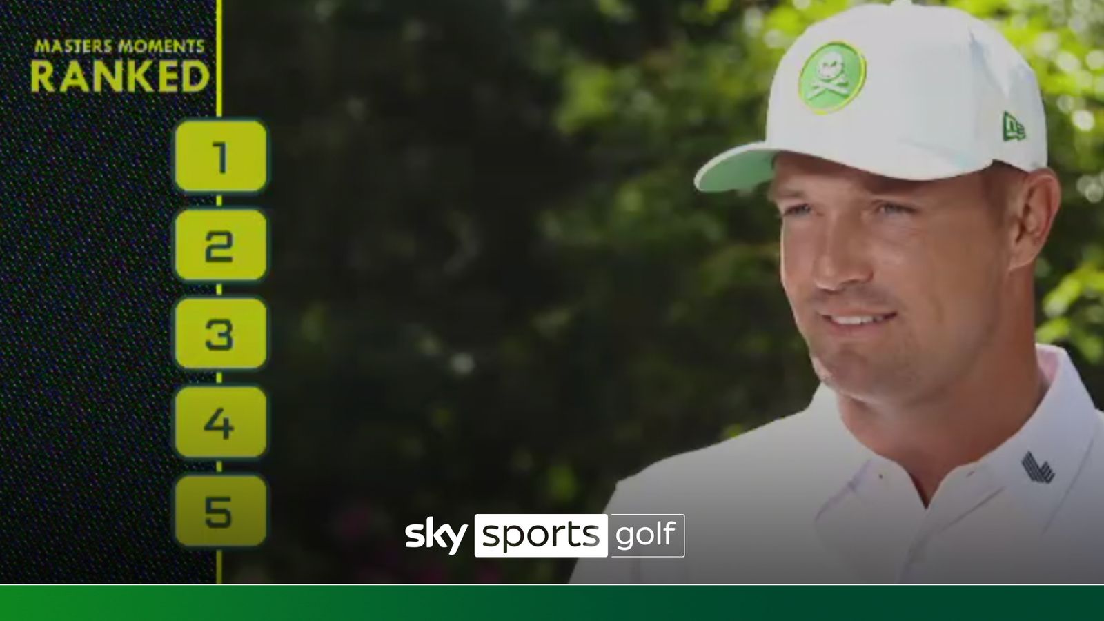 Bryson DeChambeau blind ranks iconic Masters moments | 'I've messed up here!' | Golf News | Sky ...