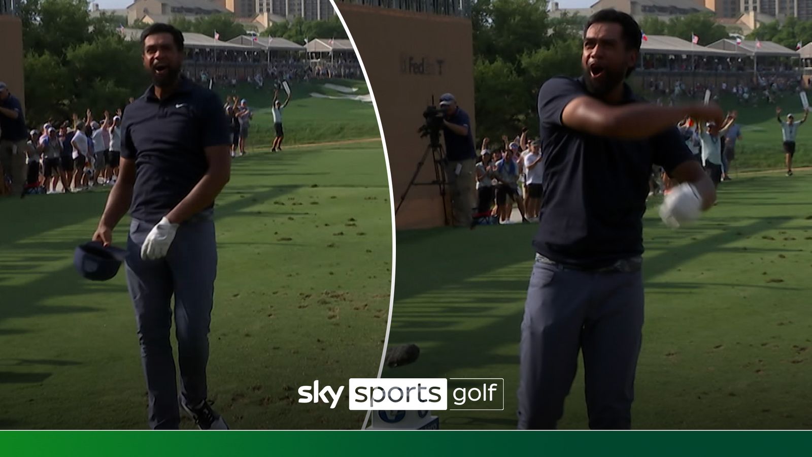 Texas Open Day Two: Tony Finau hits hole in one on the 16th at TPC San ... Texas Open Day Two: Tony Finau hits hole in one on the 16th at TPC San ...