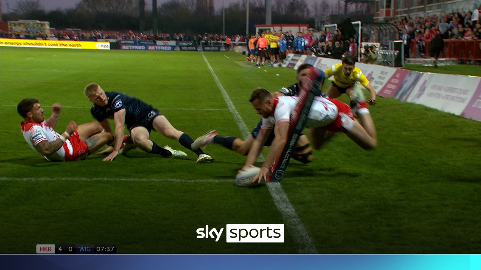 Hull KR vs Wigan Warriors | Silky skills from Joe Burgess opens the ...