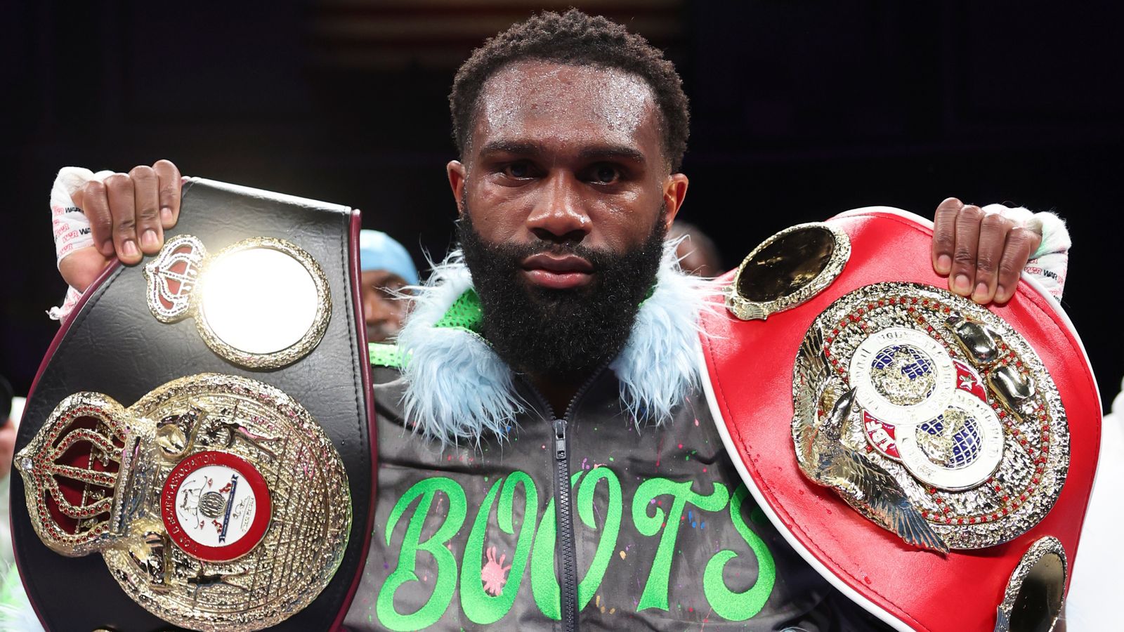 Jaron Ennis takes out Eimantas Stanionis to unify welterweight world championships | Boxing News ...