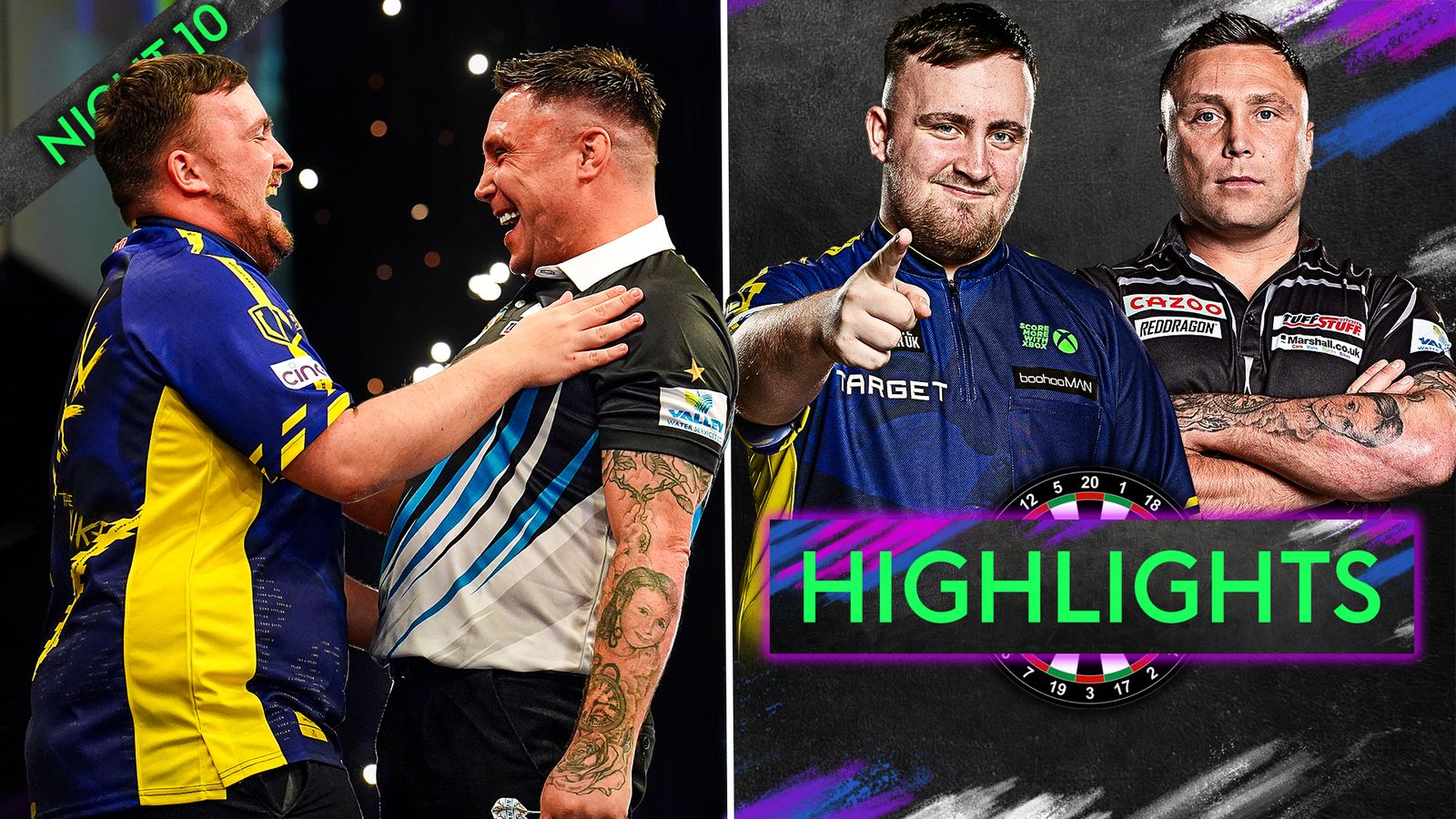 Luke Littler vs Gerwyn Price | Premier League Darts highlights | Darts ...