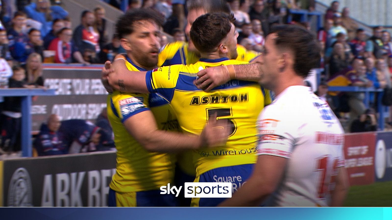Warrington Wolves 32-18 St Helens: Matty Ashton hat-trick helps Wolves ...