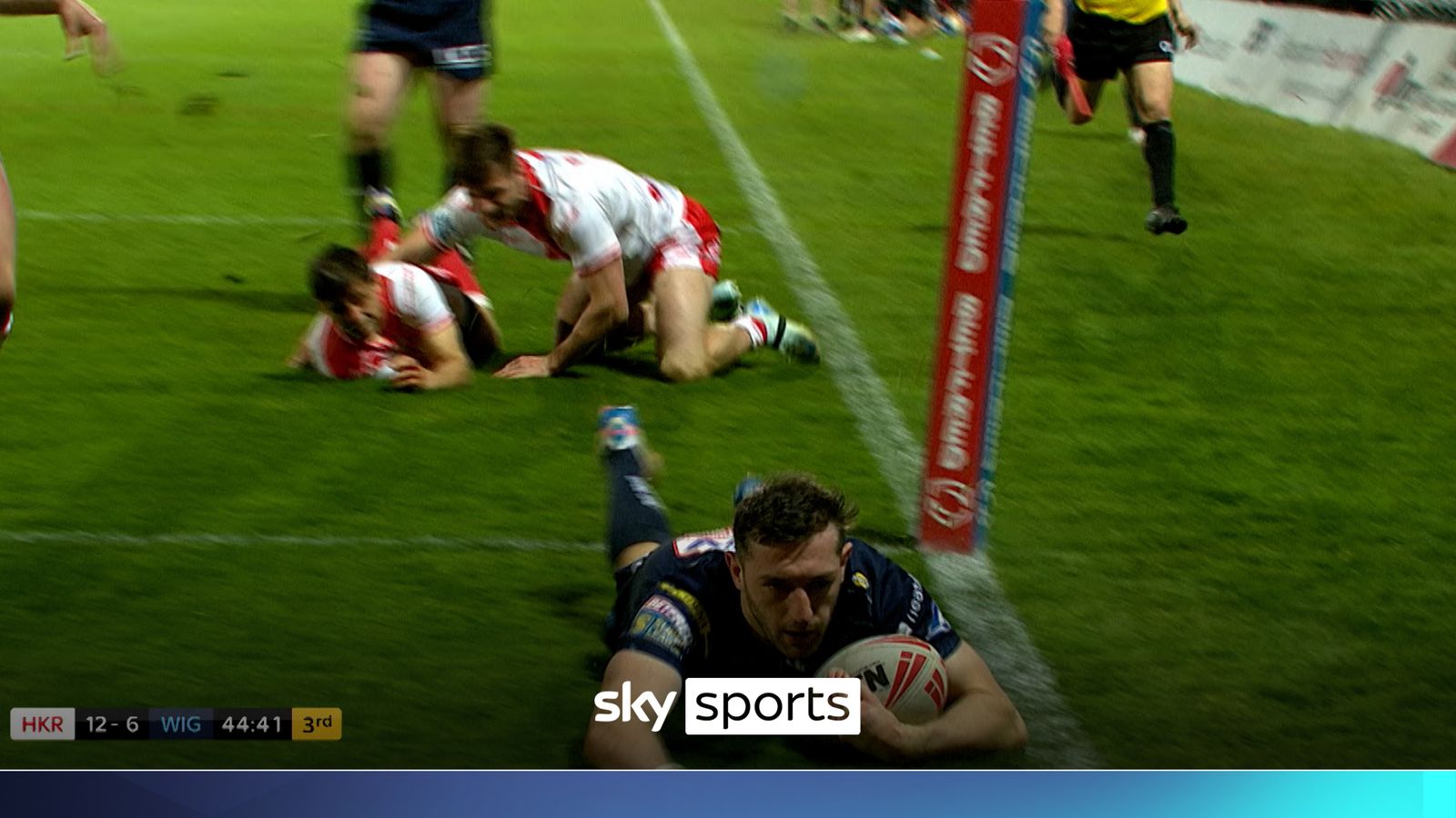 Hull KR vs Wigan Warriors | Jake Wardle slices through for a superb ...