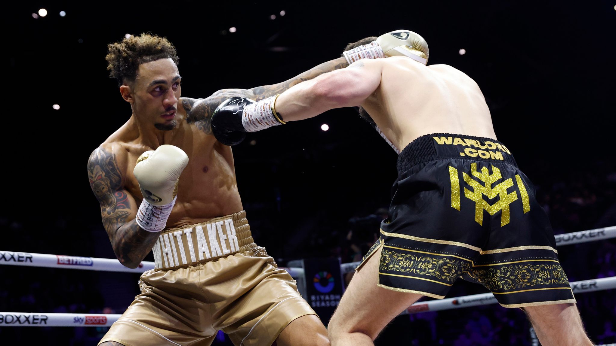 Ben Whittaker stops Liam Cameron in two rounds to win rematch after first fight controversy ...