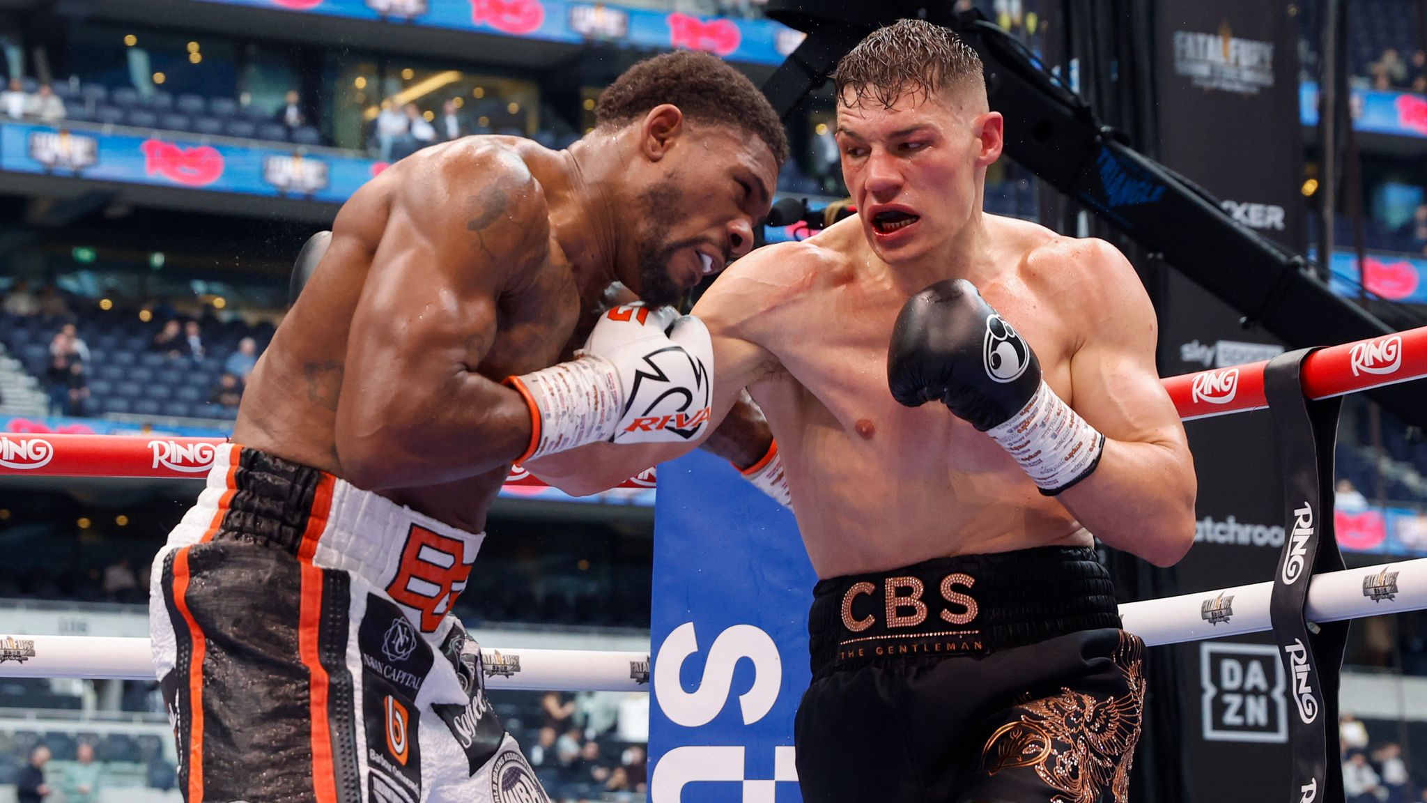 Eubank Jr vs Benn undercard: Viddal Riley defeats Cheavon Clarke to win British title as Chris ...