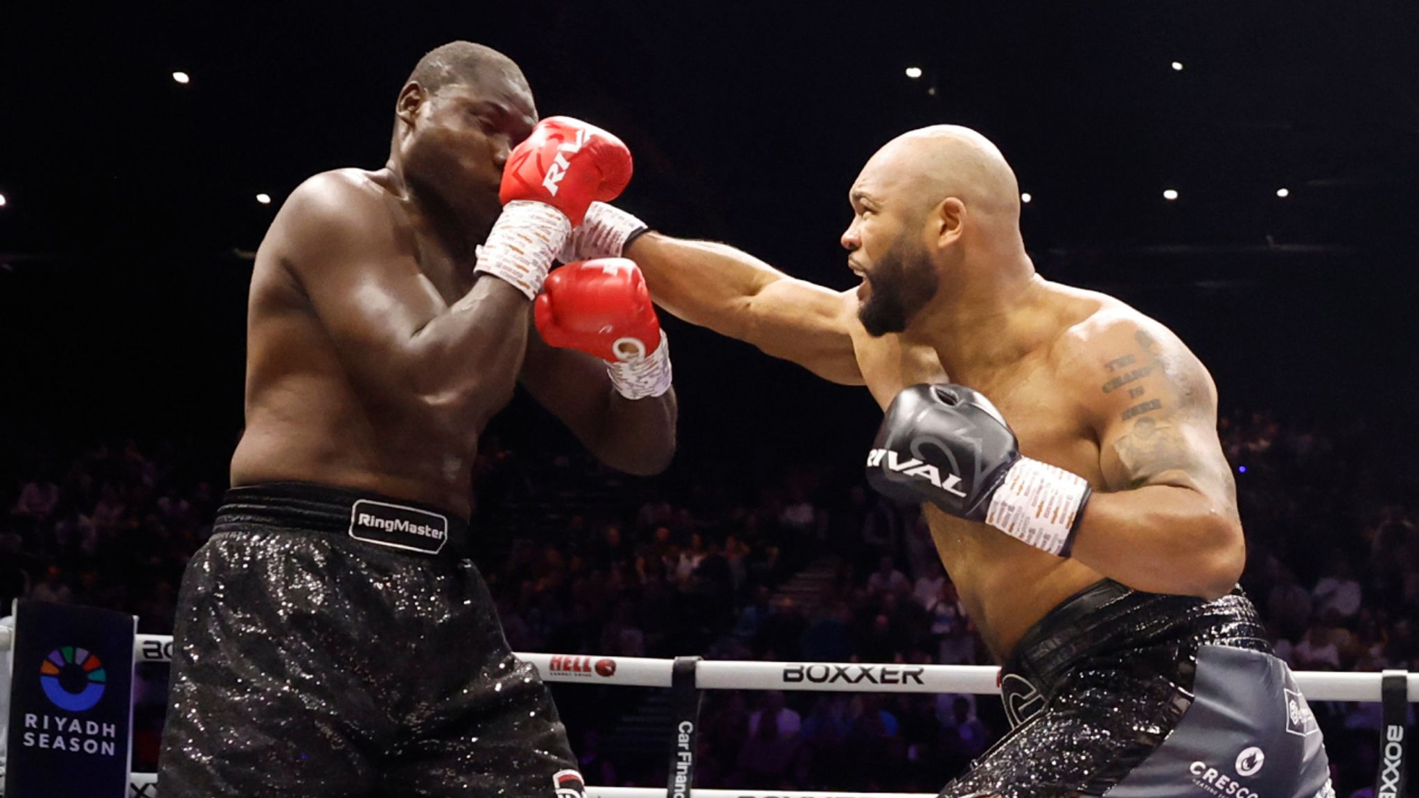 Frazer Clarke demolishes raging Ebenezer Tetteh to win comeback fight ...