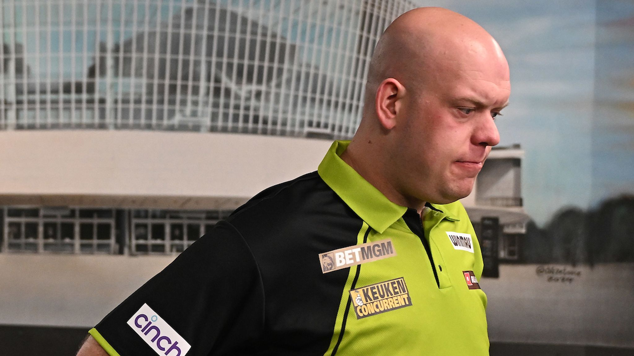 Michael van Gerwen: 'Neck injury' sustained while 'trying on a shirt' forced Premier League ...