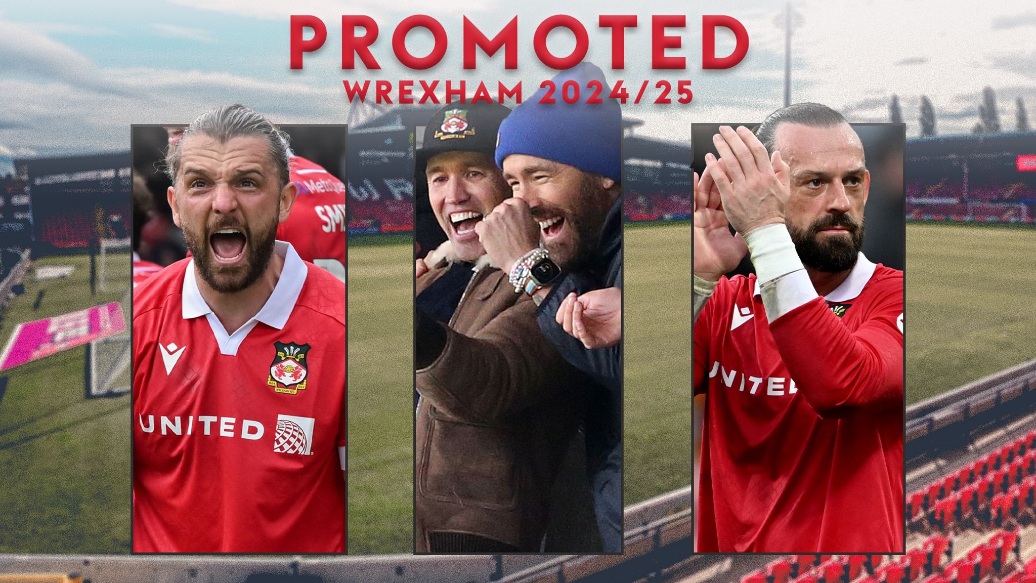 Wrexham promoted: How Ryan Reynolds, Rob McElhenney and Phil Parkinson ...