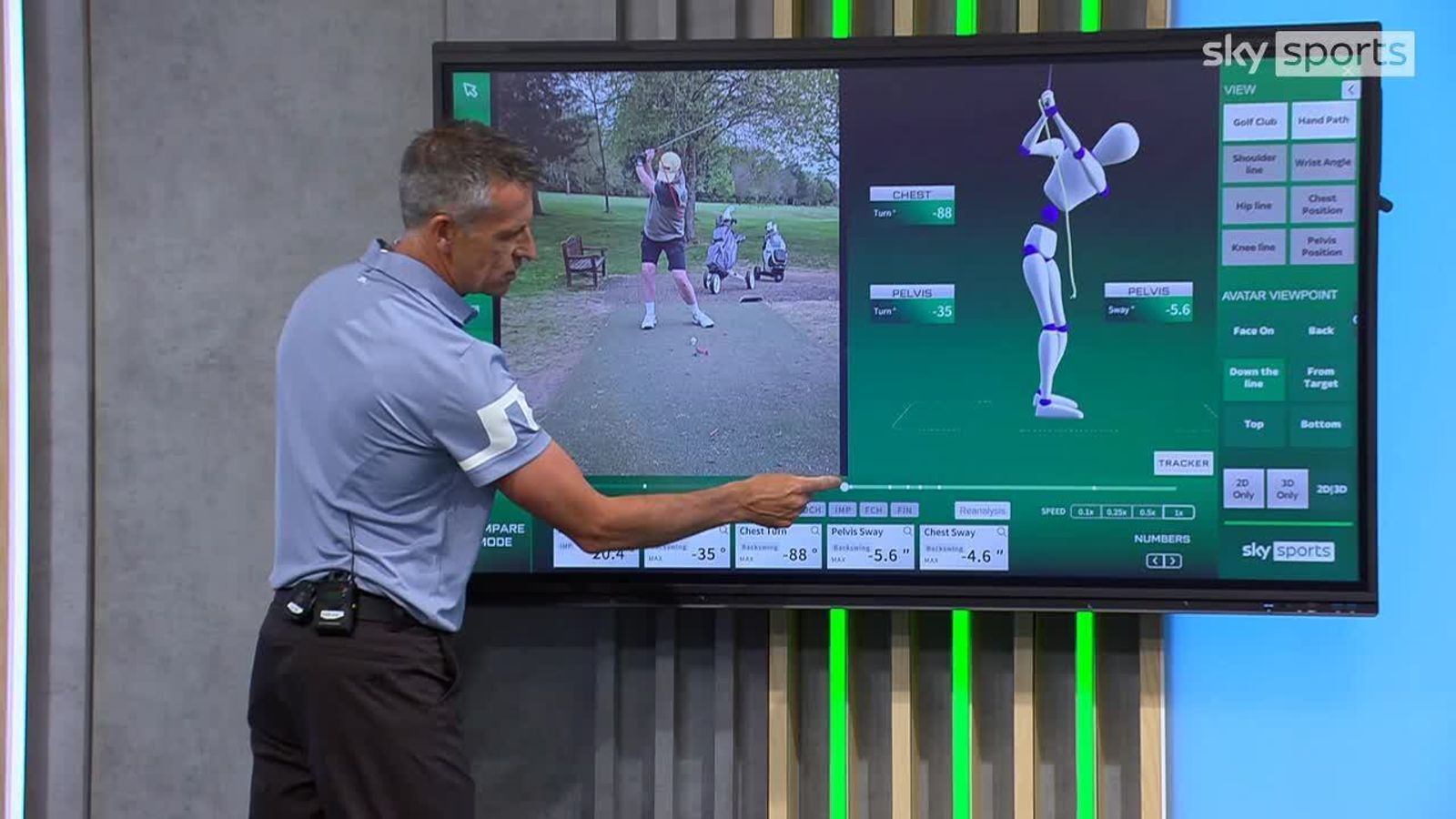 Sky Sports viewer has swing analysed on Audi Performance Zone! | Golf ...