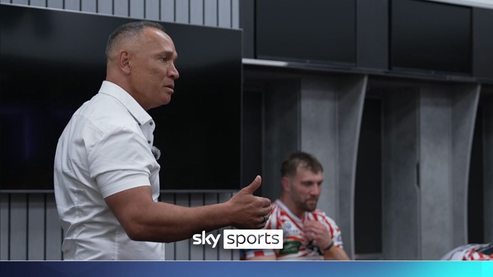 Magic Weekend: Leigh Leopards' Adrian Lam makes half-time team-talk ...