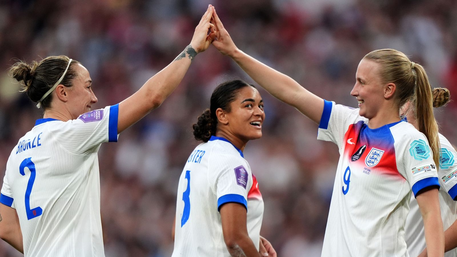 England 6-0 Portugal: Aggie Beever-Jones scores hat-trick as Lionesses ...