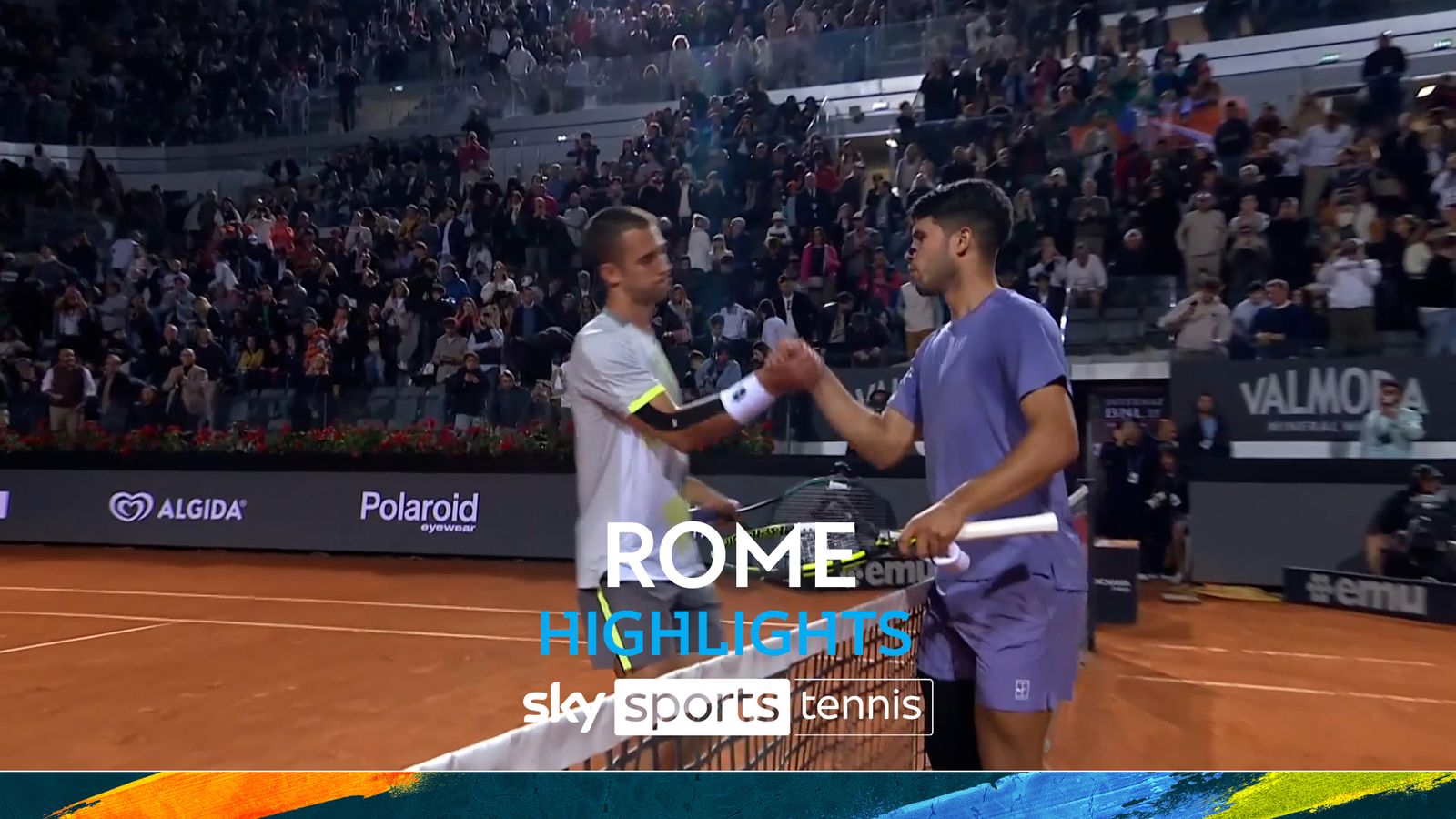 Carlos Alcaraz vs Laslo Djere | Rome Open highlights | Tennis News ...