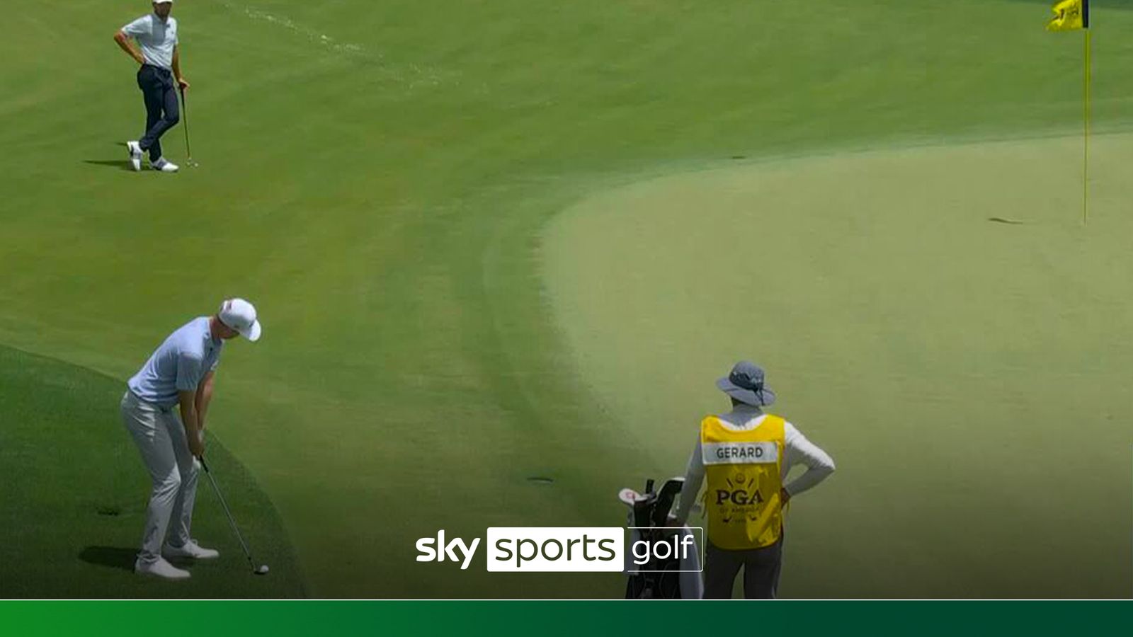 PGA Championship: Ryan Gerard chips in for sensational eagle to lead ...