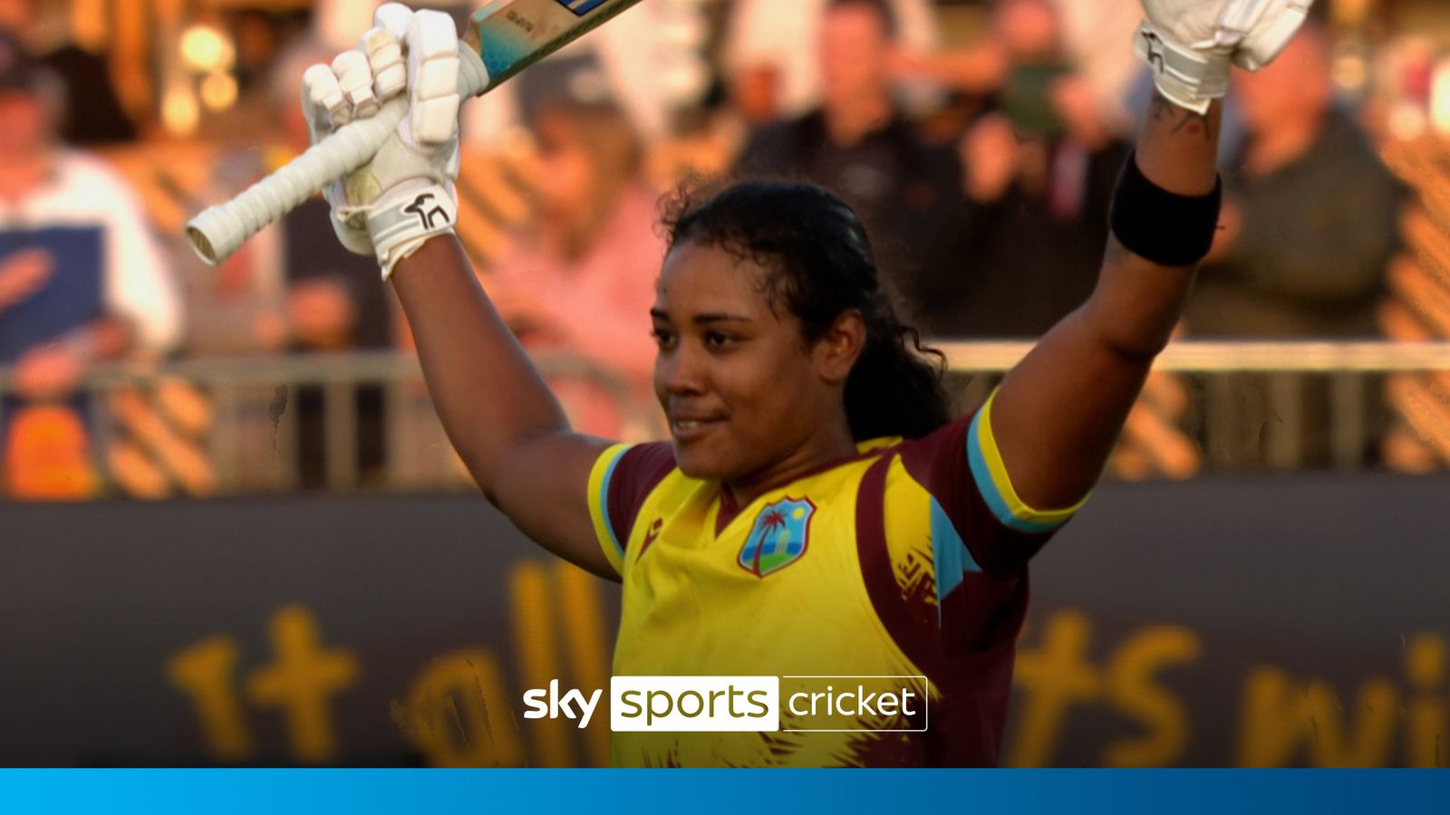 Hayley Matthews hits century on final ball of the first innings ...