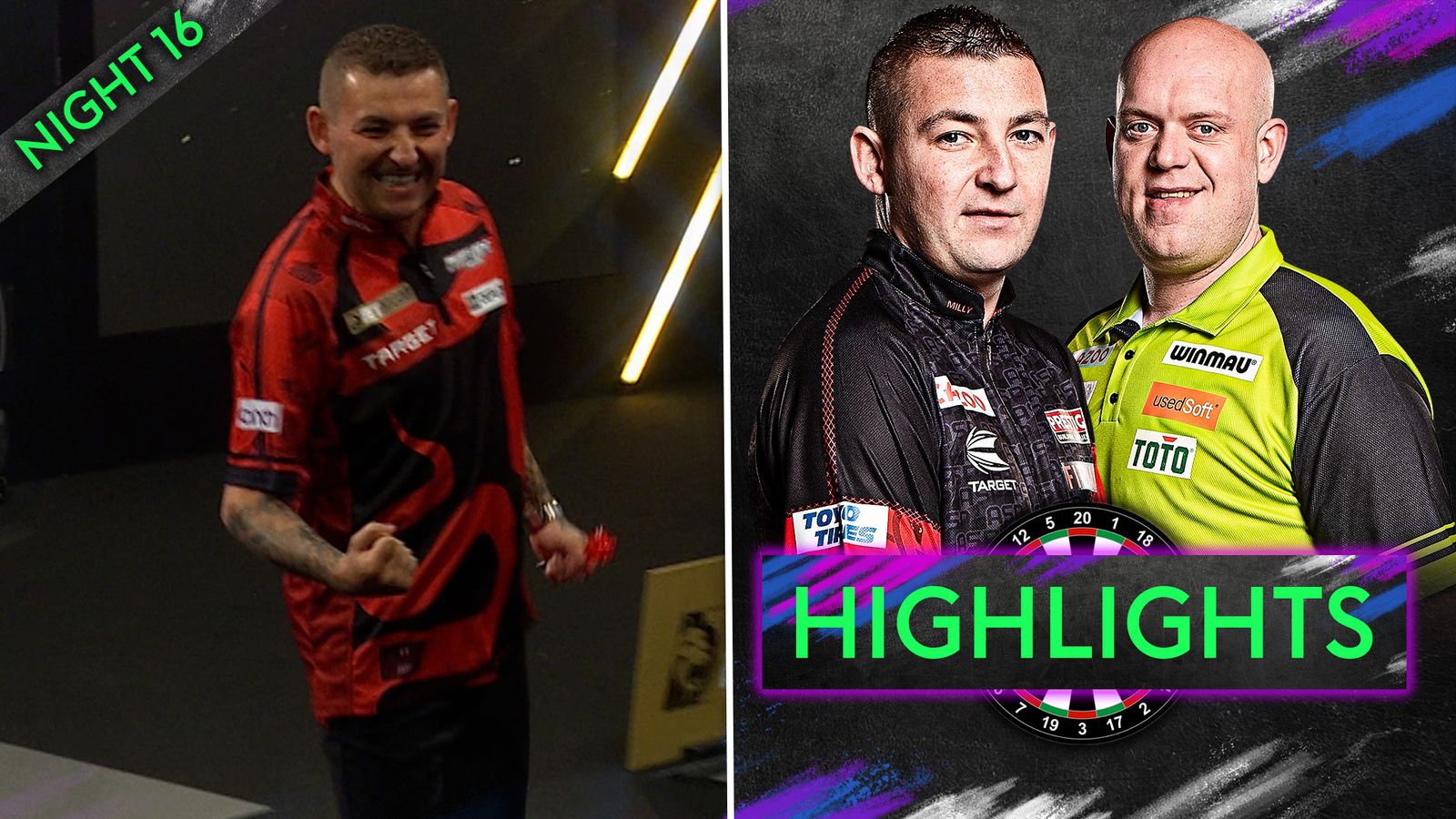 Nathan Aspinall vs Michael van Gerwen | Premier League highlights | Darts News | Sky Sports
