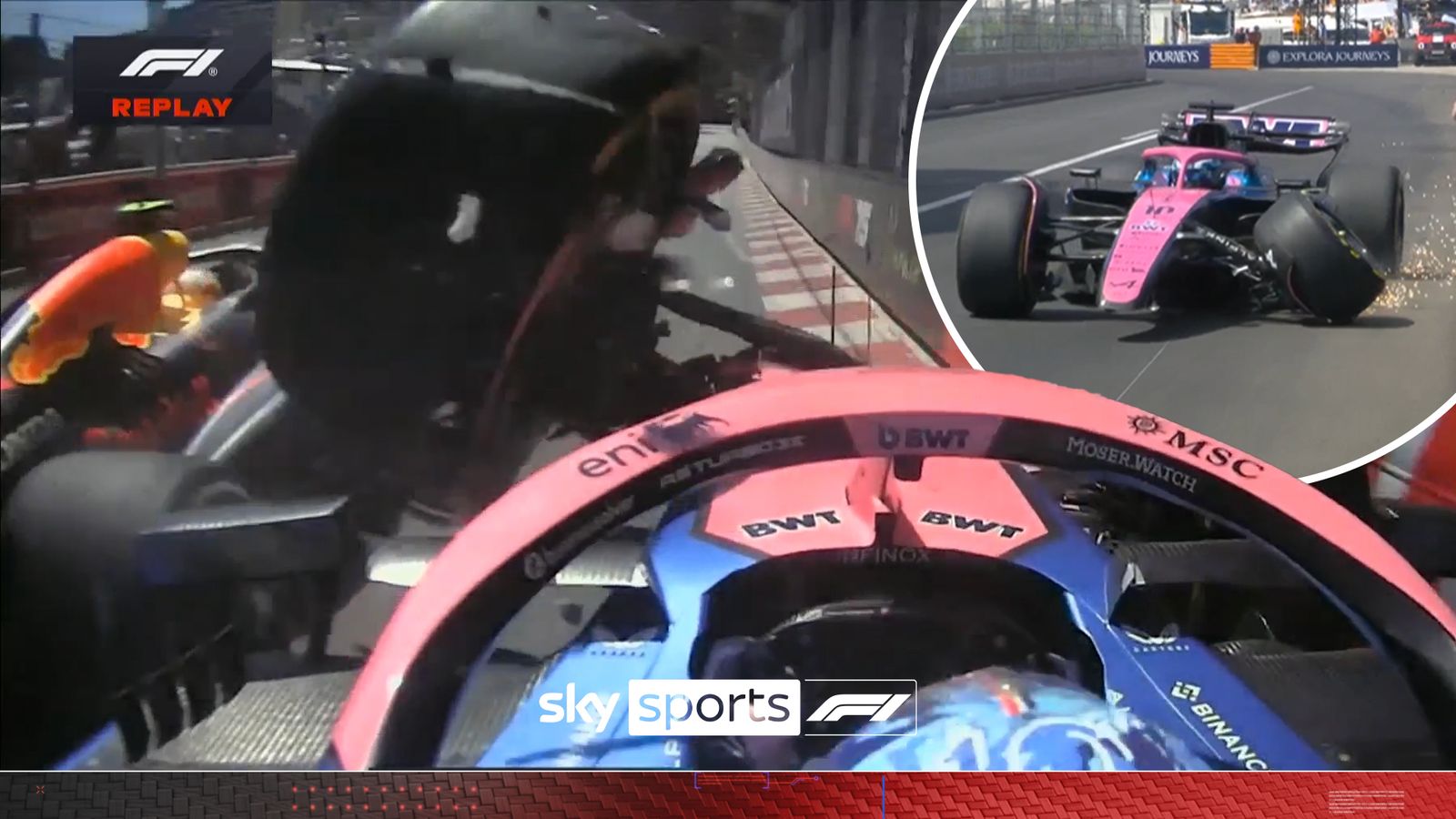 Monaco GP: Yuki Tsunoda FUMES after Pierre Gasly crashes into Red Bull driver | F1 News | Sky Sports