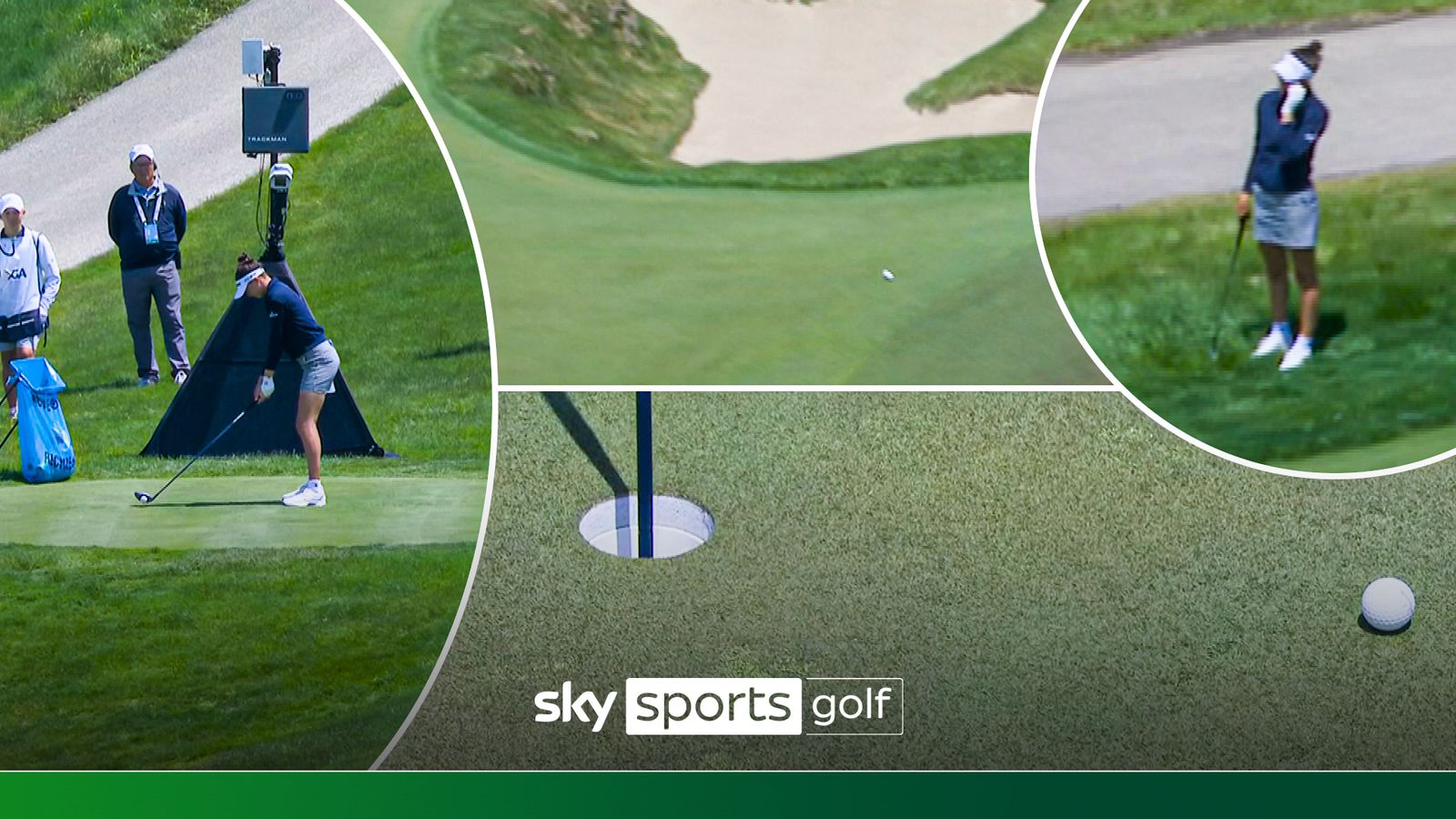 US Women's Open: Esther Henseleit's incredible driver to the green ends ...