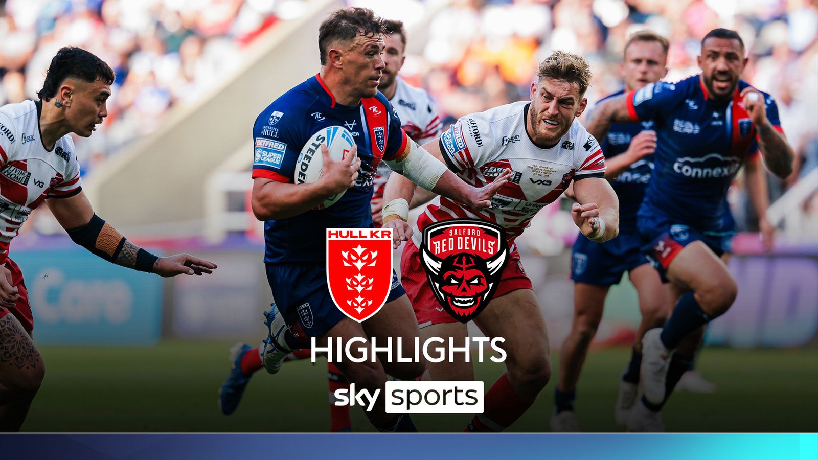 Hull KR 54-0 Salford Red Devils | Super League Highlights | Rugby ...