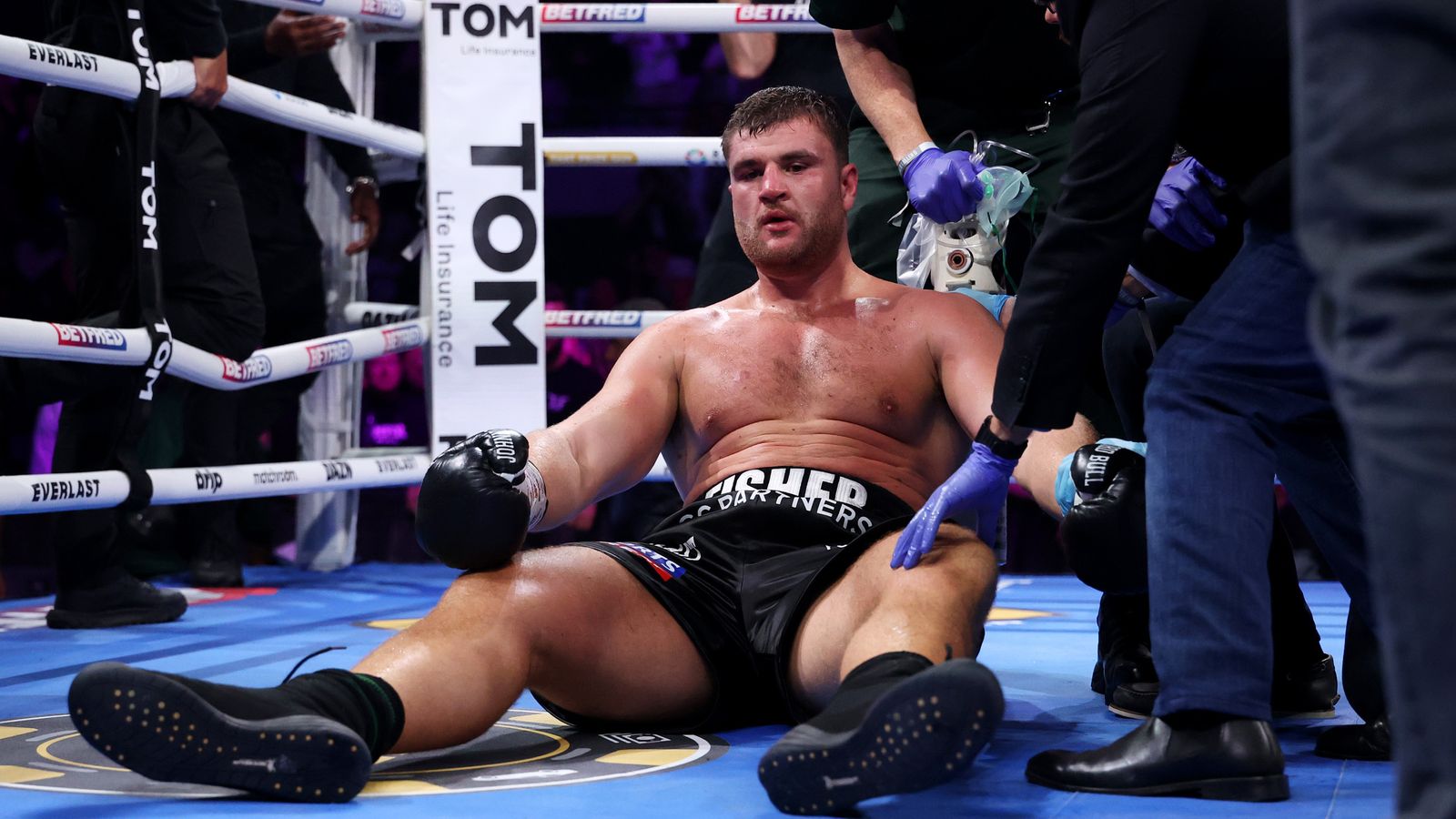 Dave Allen knocks out Jonny Fisher in rematch to avenge controversial ...