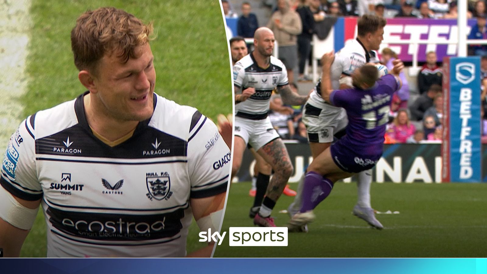 Magic Weekend: Liam Knight sent off after HUGE hit! | Rugby League News | Sky Sports