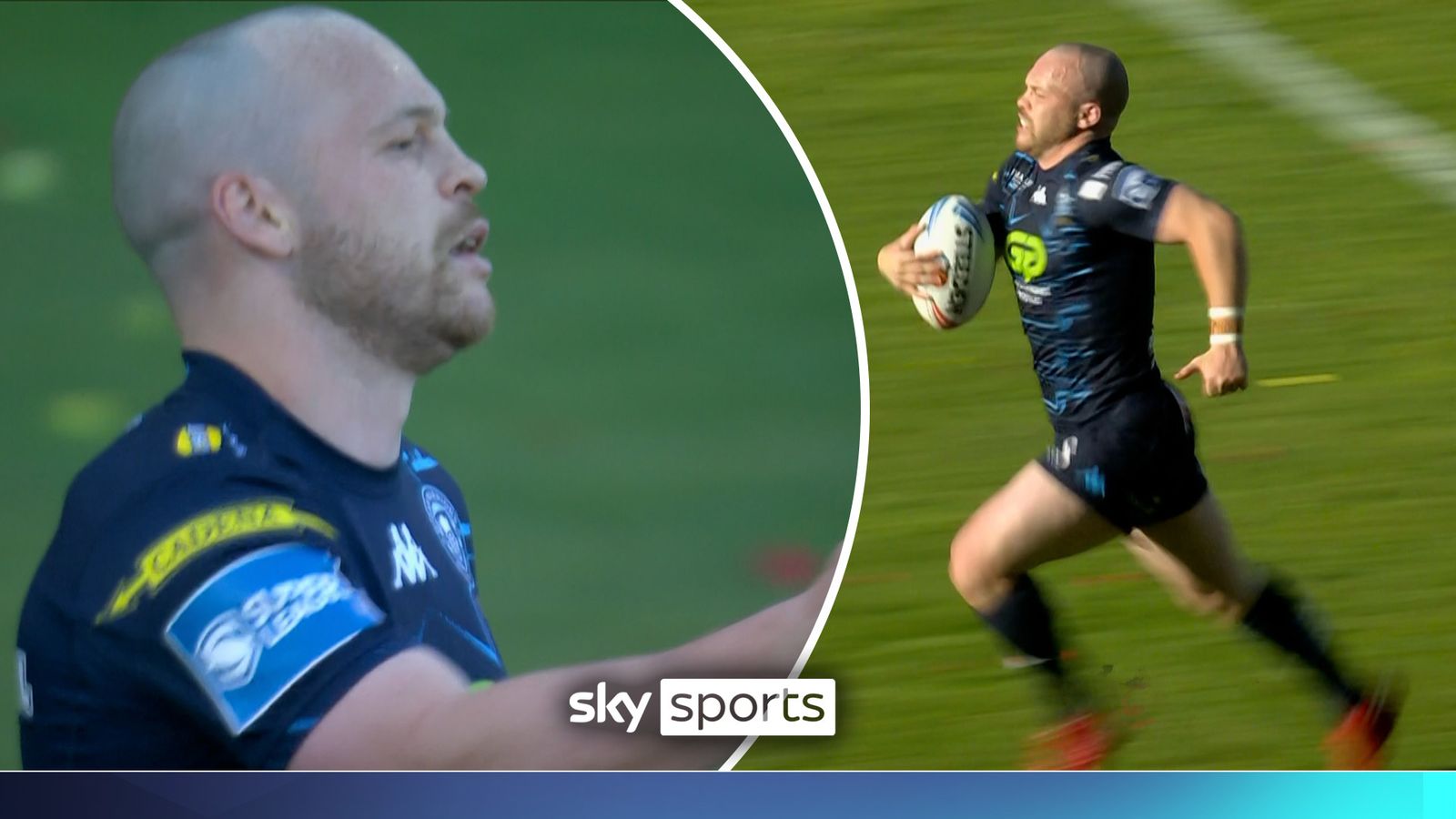 Catalans Dragons vs Wigan Warriors: Liam Marshall runs 85-yards after ...