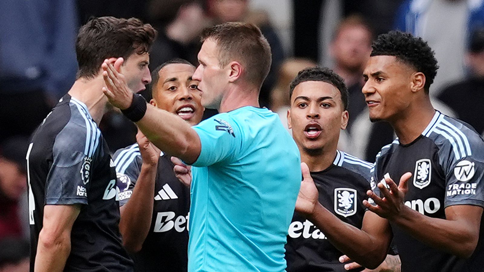 Man Utd 2-0 Aston Villa: Controversy as Morgan Rogers denied goal that could have taken Villa to ...