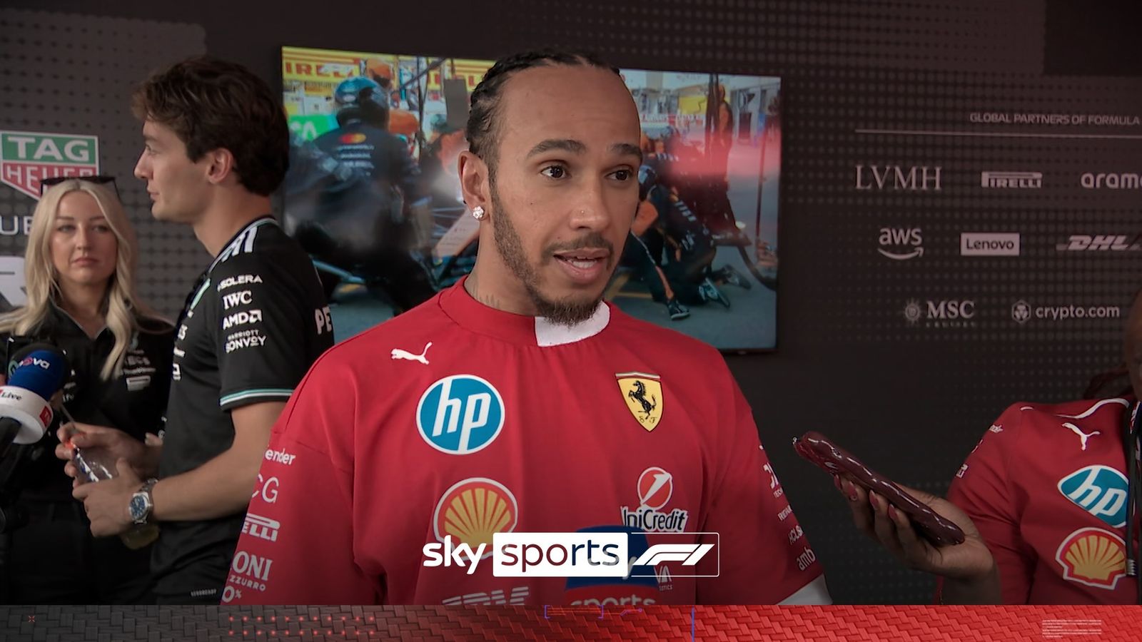 Lewis Hamilton: Ferrari driver responds to speculation over relationship with engineer Riccardo ...