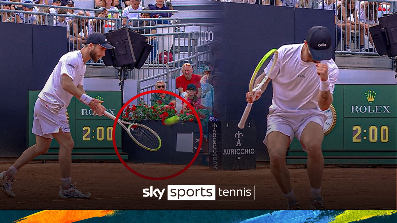 Second time lucky for Corentin Moutet's underarm serve that catches Jack Draper out | Tennis ...