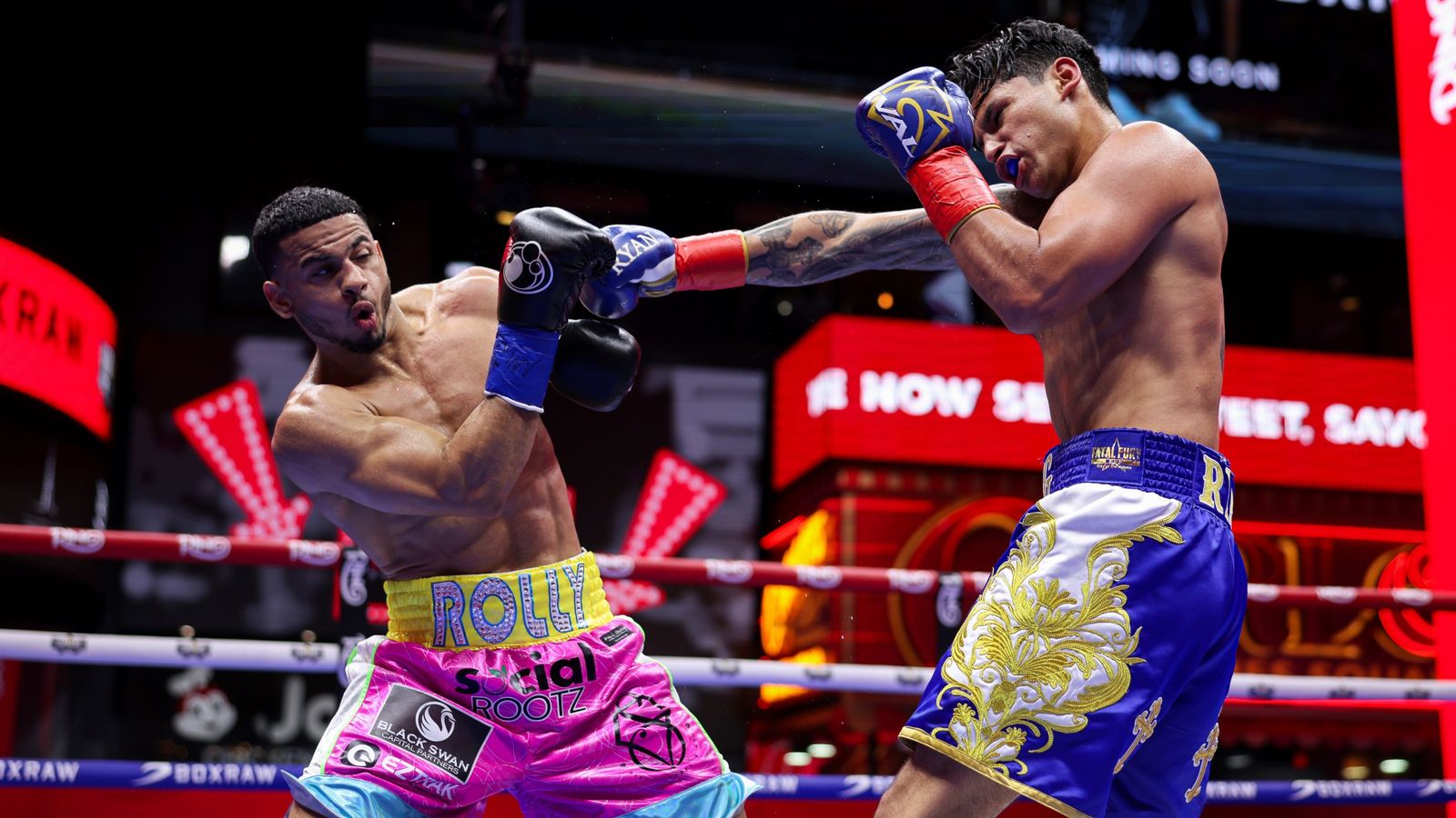 Ryan Garcia shocked by Rolando Romero on Times Square boxing show as Teofimo Lopez and Devin ...