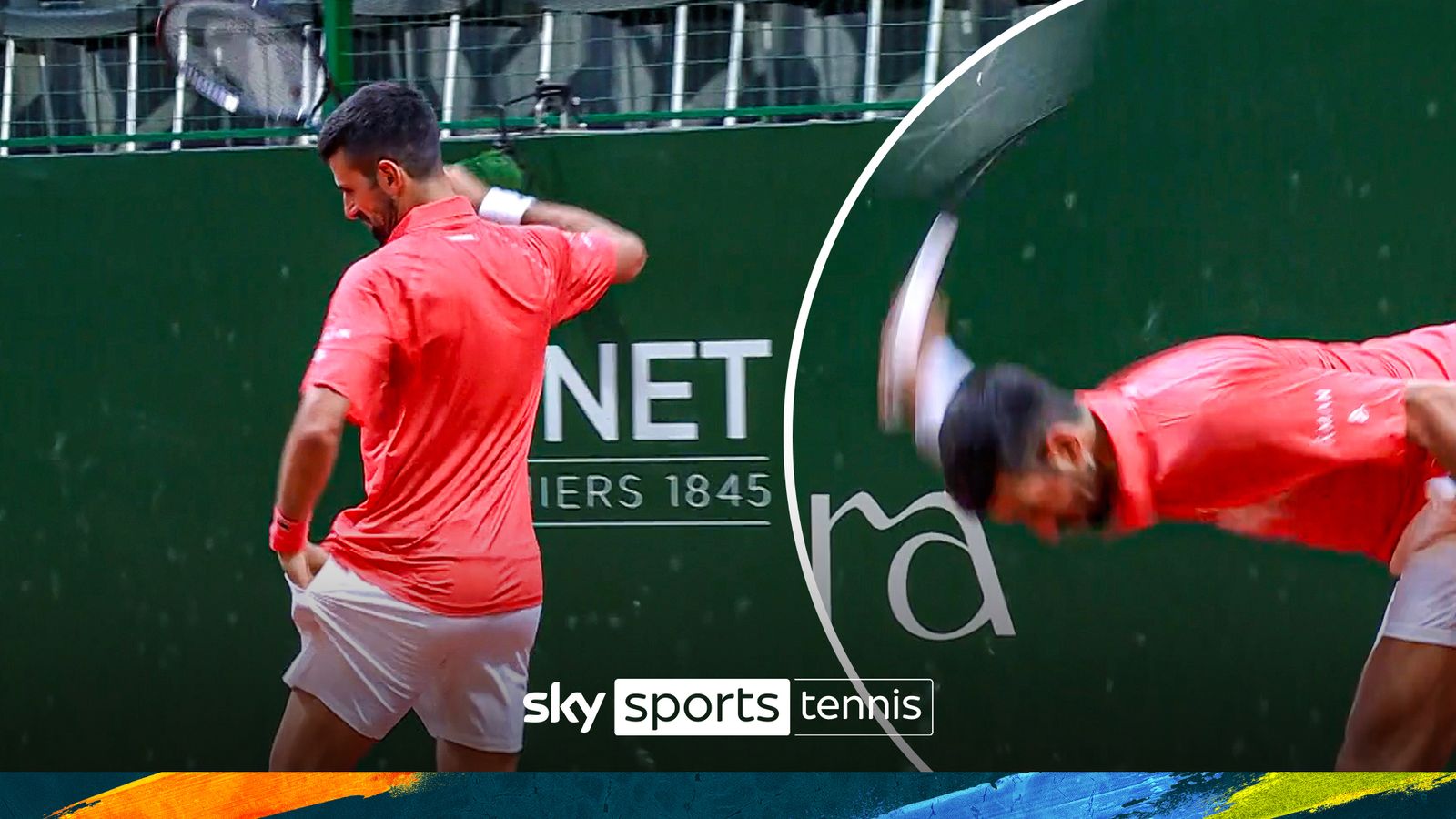 Novak Djokovic smashes racket at Geneva Open! | 'He's absolutely FURIOUS!' | Tennis News | Sky ...