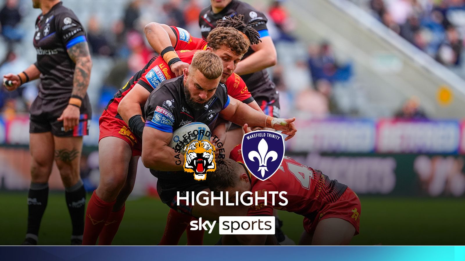 Super League: Wakefield Trinity beat Salford Red Devils 72-10 to equal ...