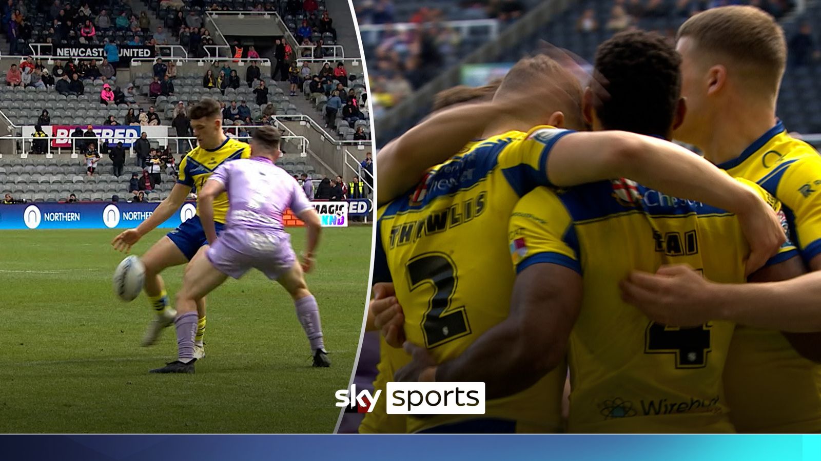 Josh Thewlis sets up Rodrick Tai try with perfect kick! | Rugby League ...