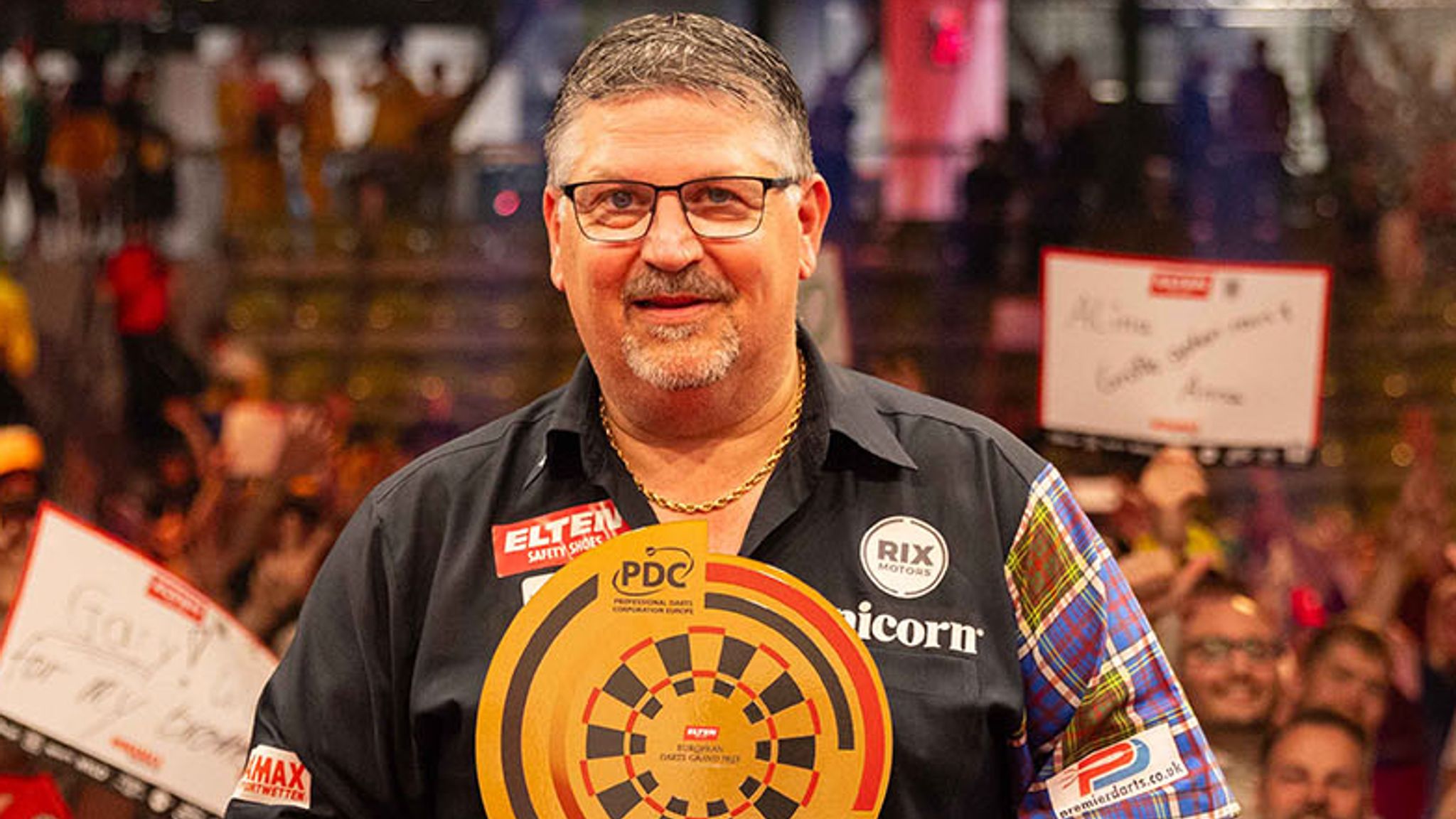 European Darts Grand Prix: Gary Anderson defends title with whitewash ...