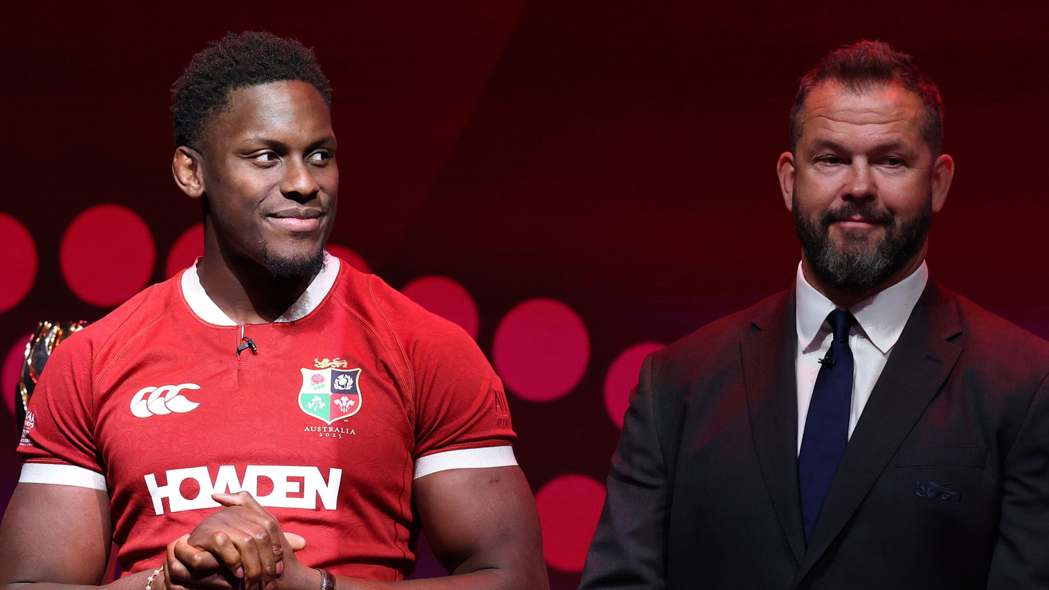 British and Irish Lions squad 2025: Maro Itoje named captain as Andy Farrell reveals 38 players ...