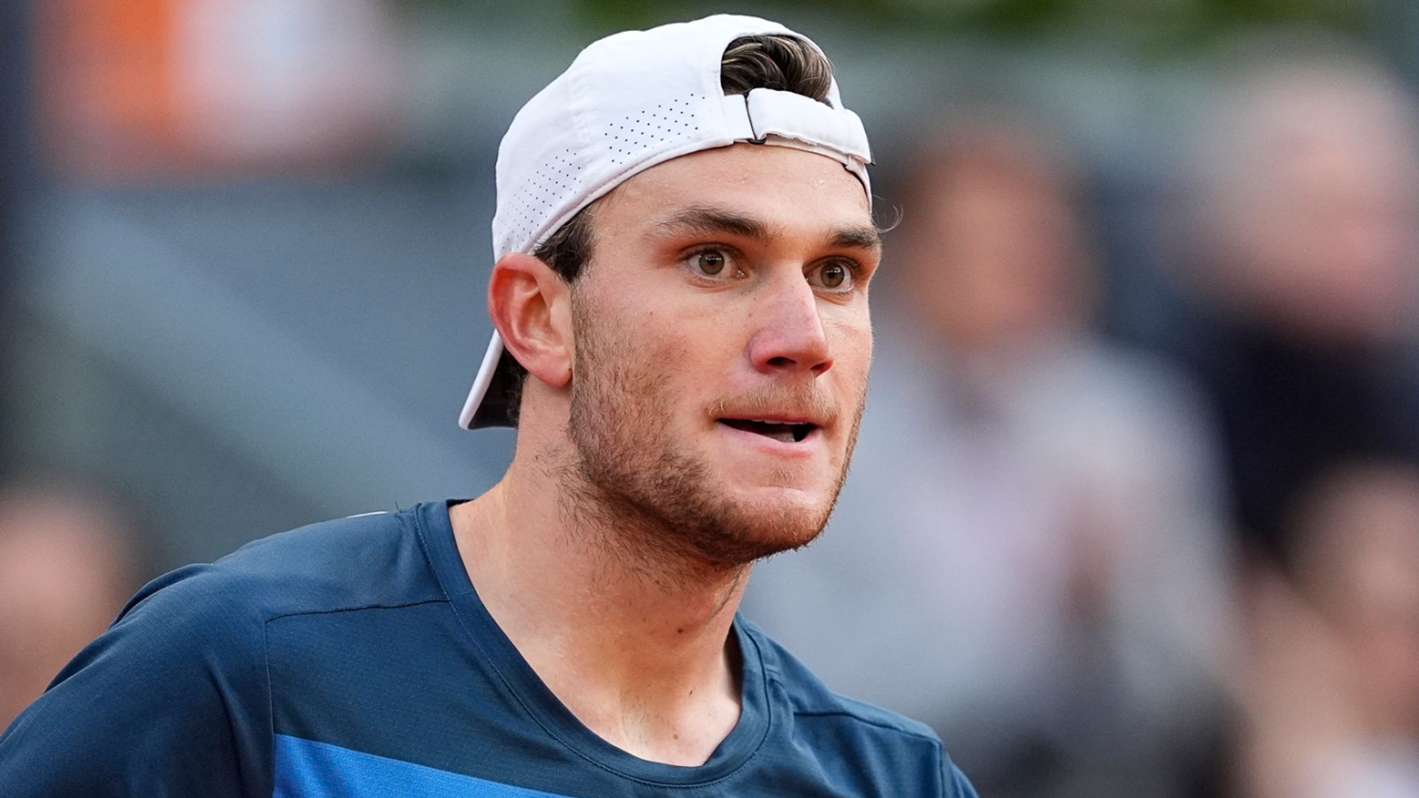 Jack Draper: British No 1 smashed his racket in a hard fought battle as ...