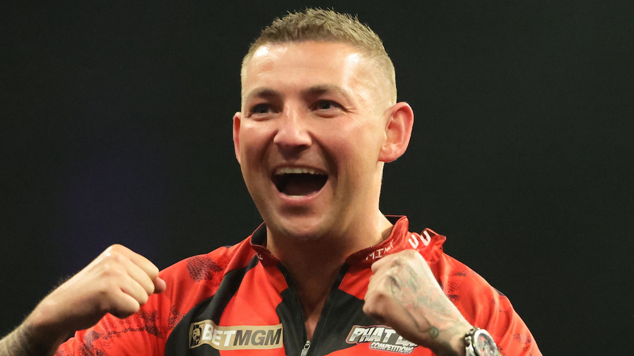 European Darts Open: Nathan Aspinall beats Damon Heta in final to claim second Euro Tour title ...