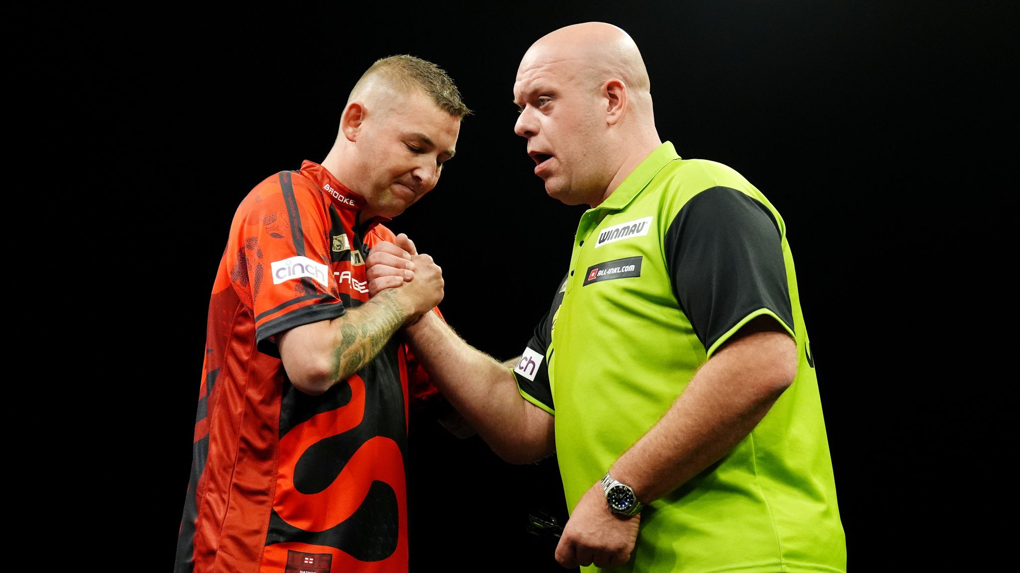 Premier League Darts: Michael van Gerwen and Nathan Aspinall set for key Sheffield clash in race ...