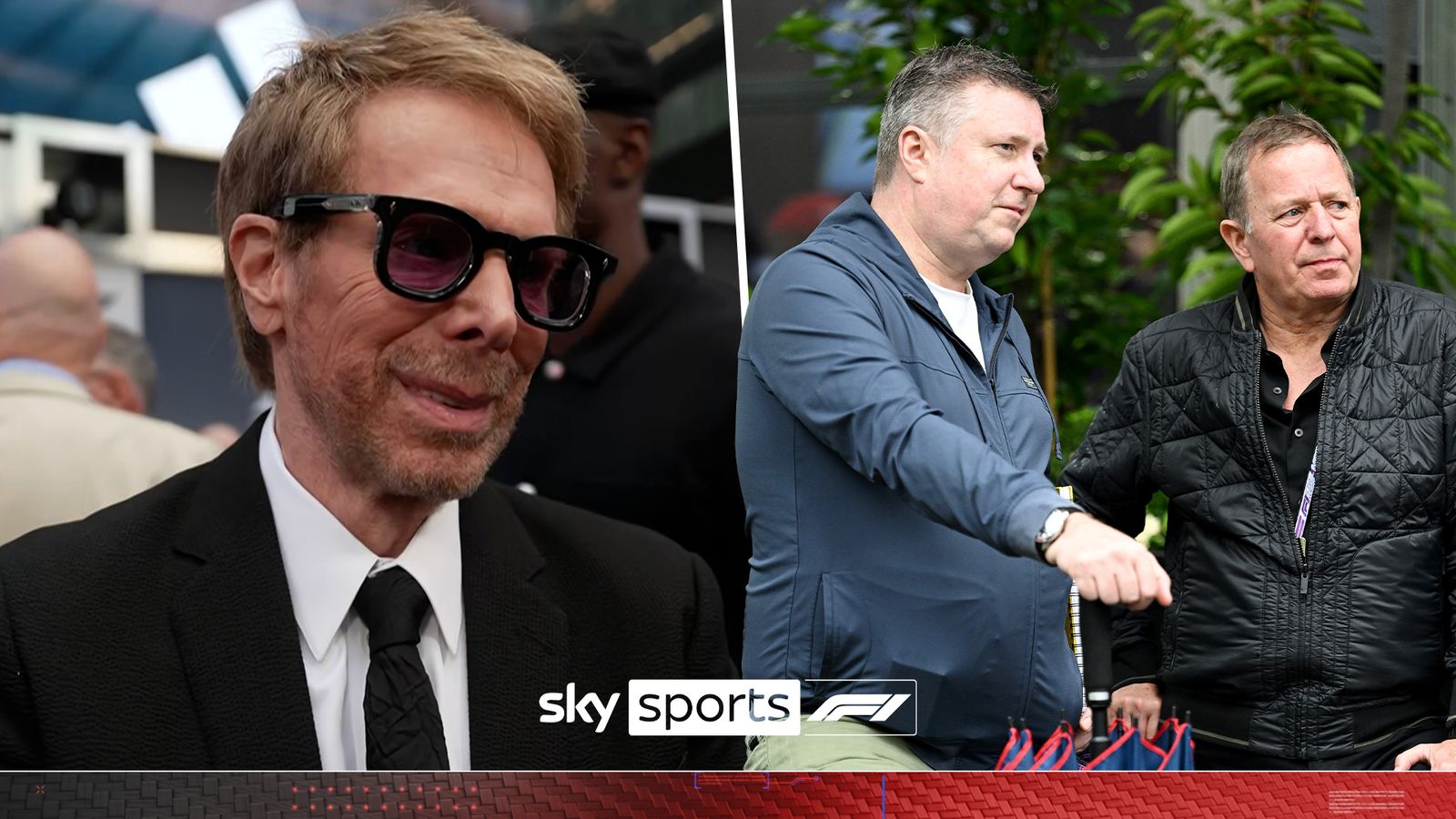 F1 The Movie producer Jerry Bruckheimer has high praise for David Croft and Martin Brundle | F1 ...