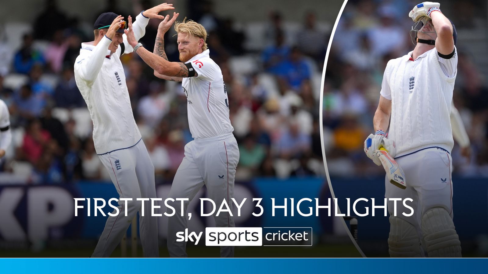 England vs India: Ben Stokes strikes late on day three after Harry ...