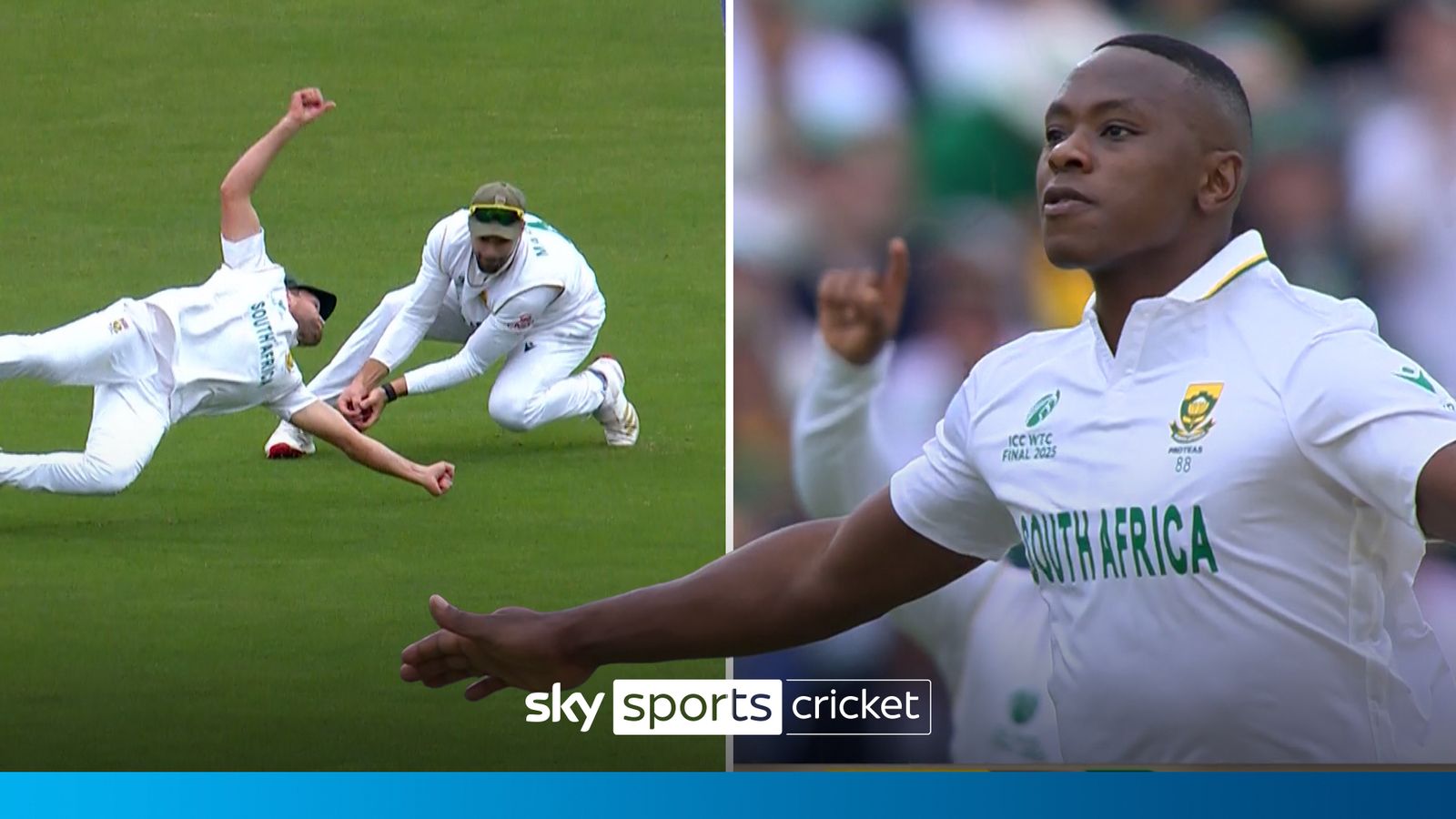 Two in an over! Rabada gets South Africa off to flying start in ICC ...