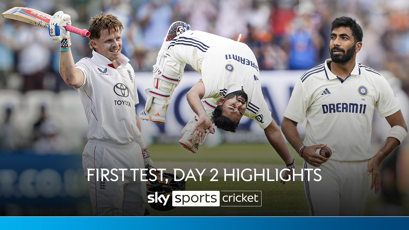 England vs India: Ollie Pope hits ninth Test hundred as hosts fight ...