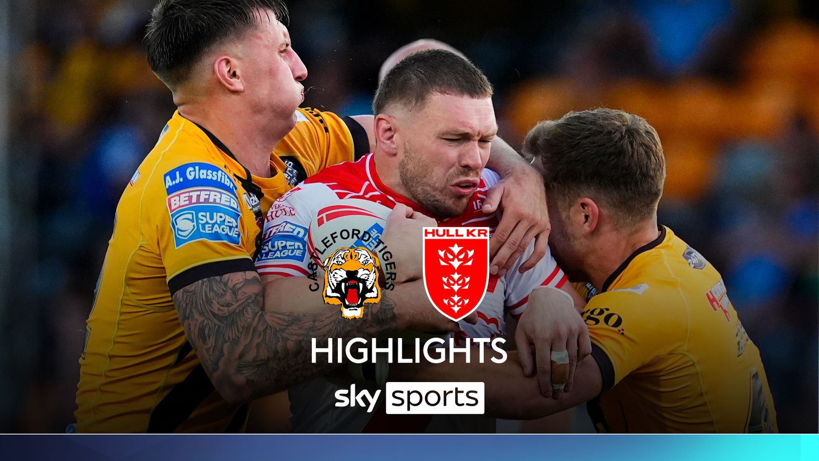 Castleford Tigers 0-46 Hull KR | Super League highlights | Rugby League ...