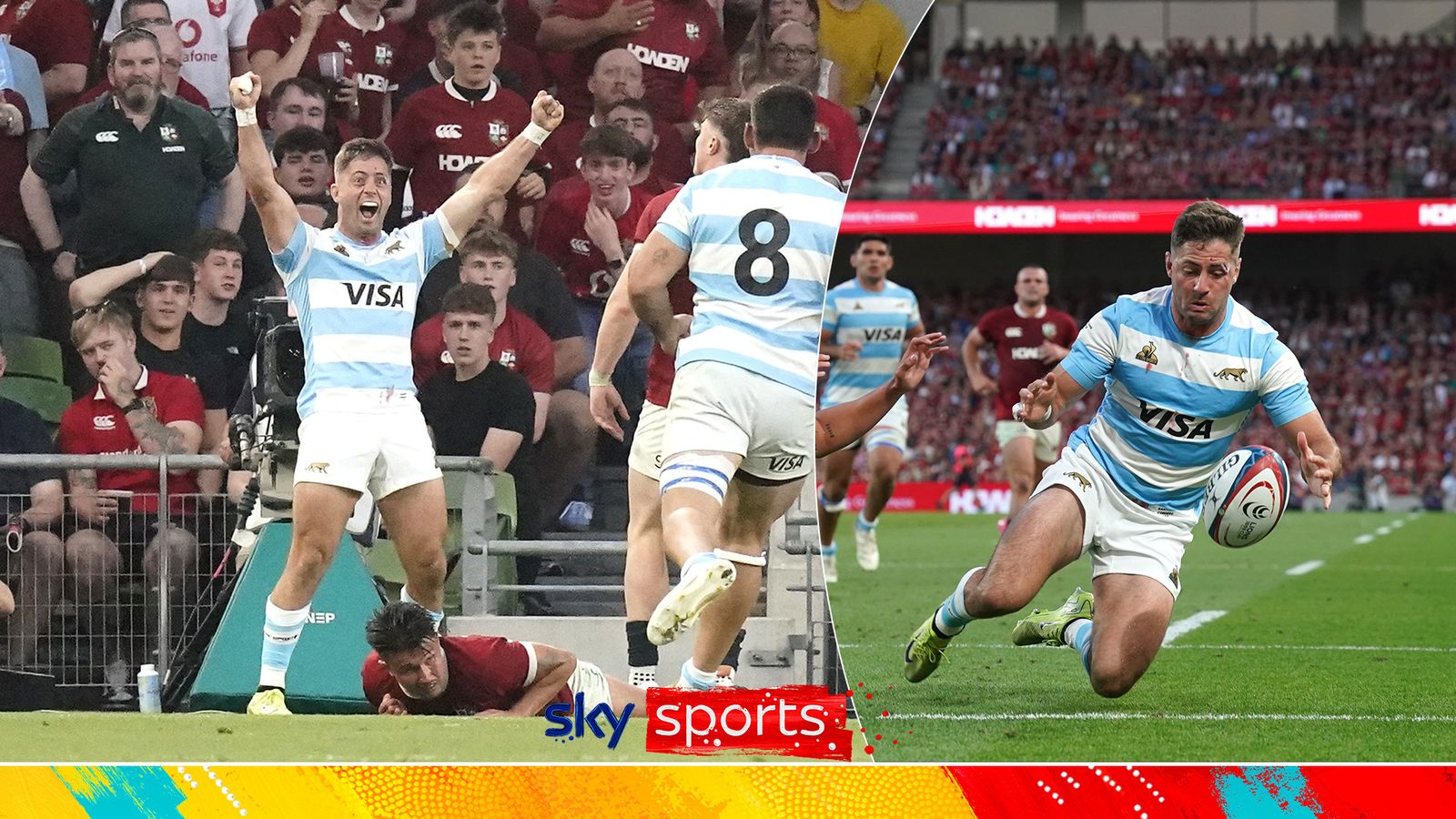 British and Irish Lions: Argentina score another incredible try to ...