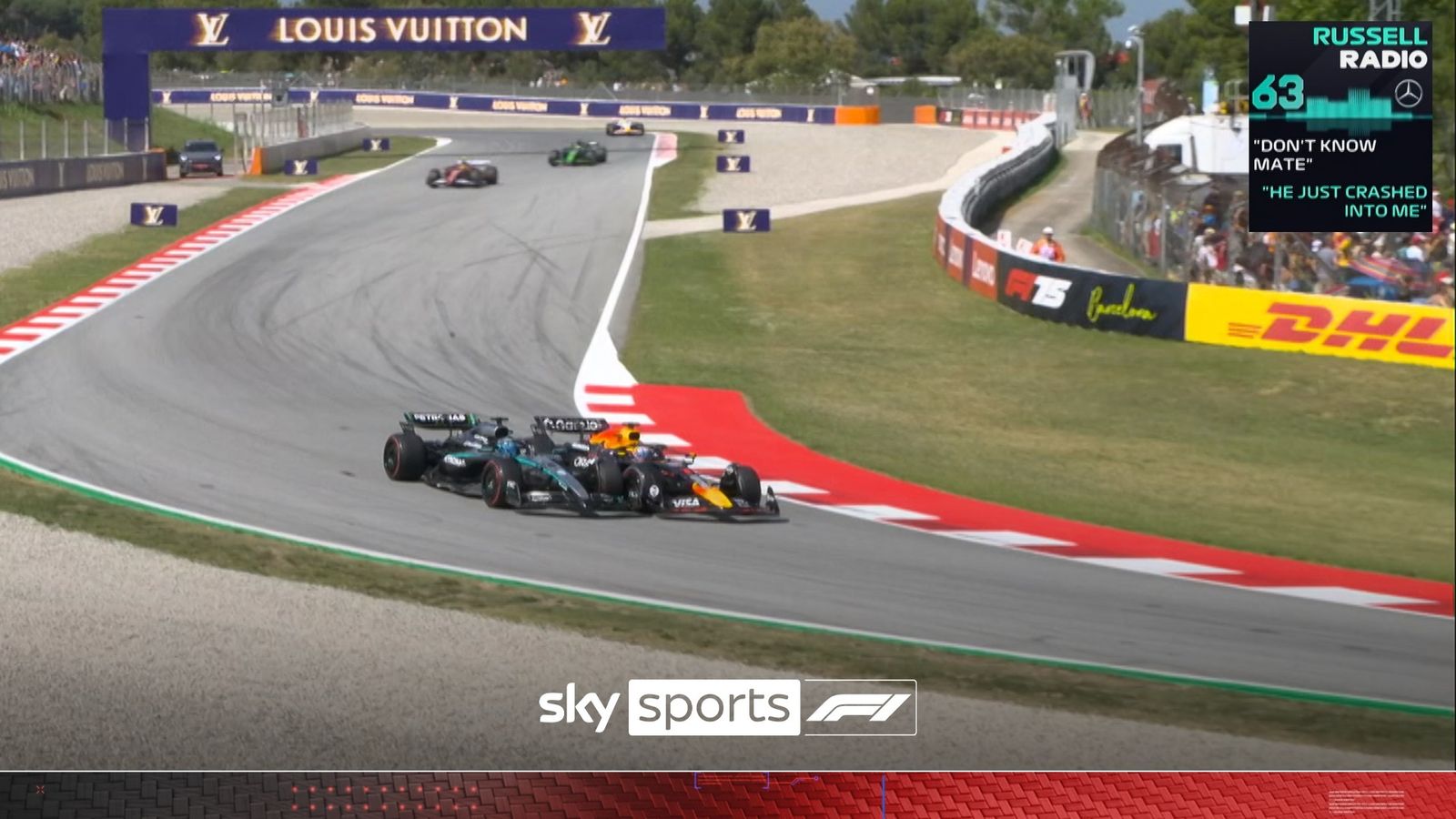 Max Verstappen-George Russell incident: Mercedes driver says contact 'felt deliberate' at ...