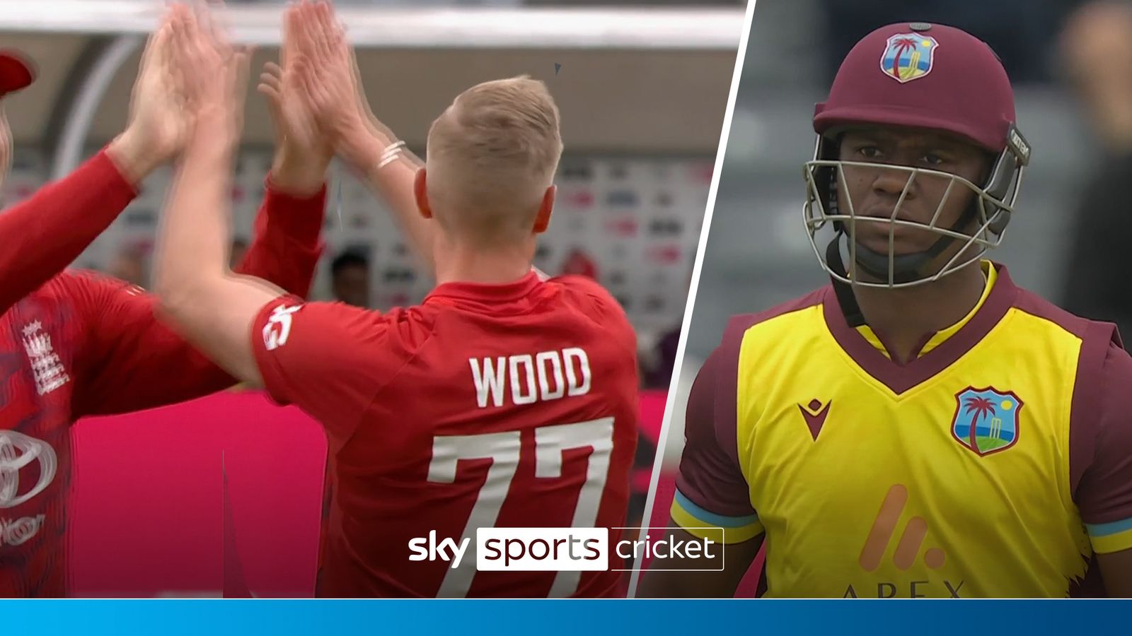 England vs West Indies, second T20I: Luke Wood strikes immediately for ...