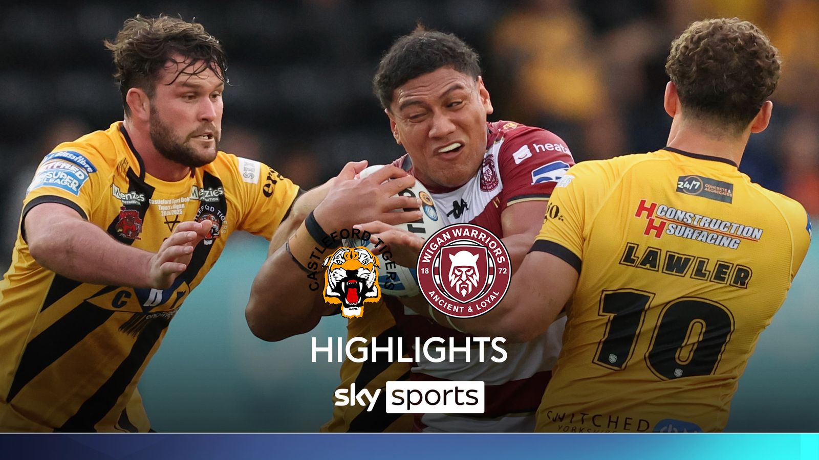 Super League: Wigan Warriors snatch late win over Castleford Tigers ...