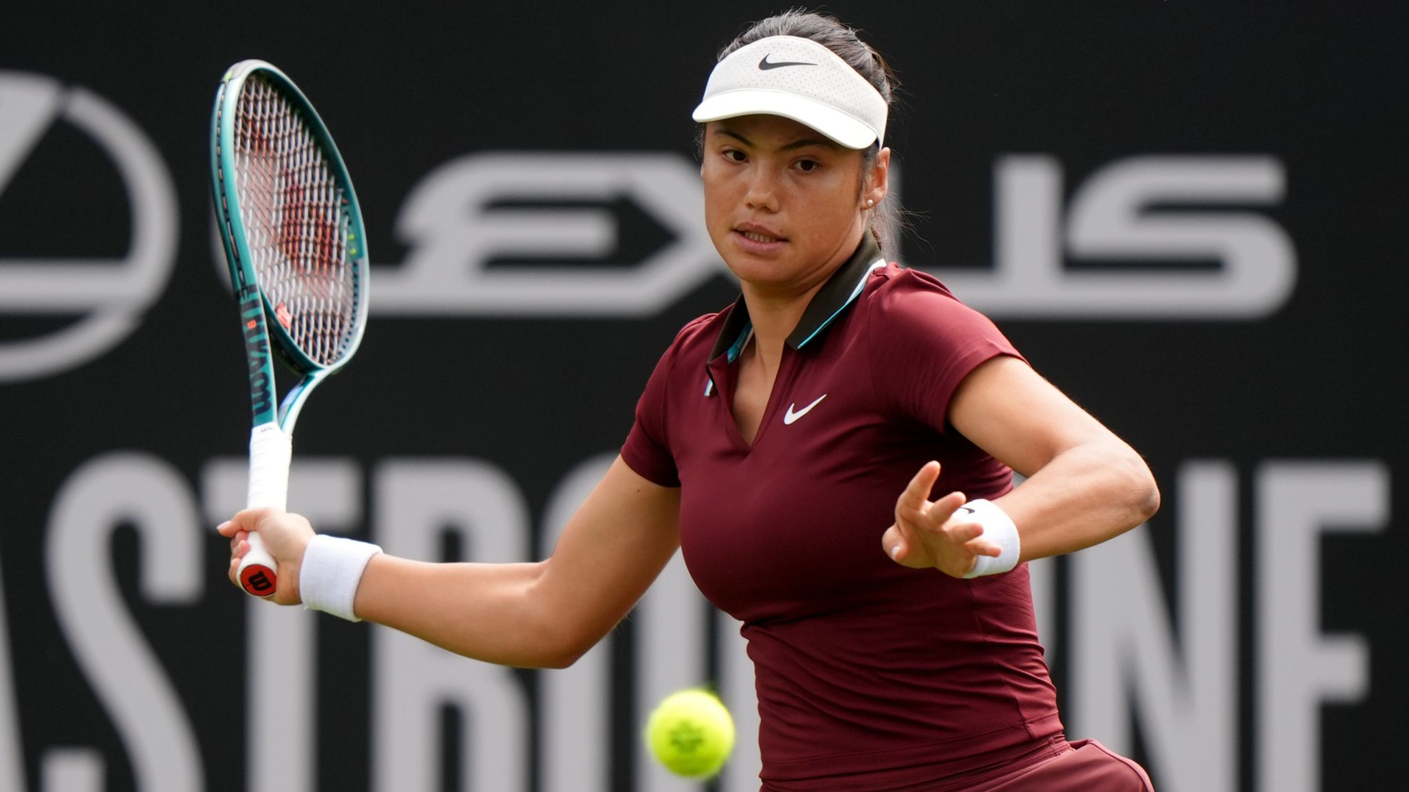 Latest tennis scores/schedule: Raducanu among six Brits in Eastbourne ...